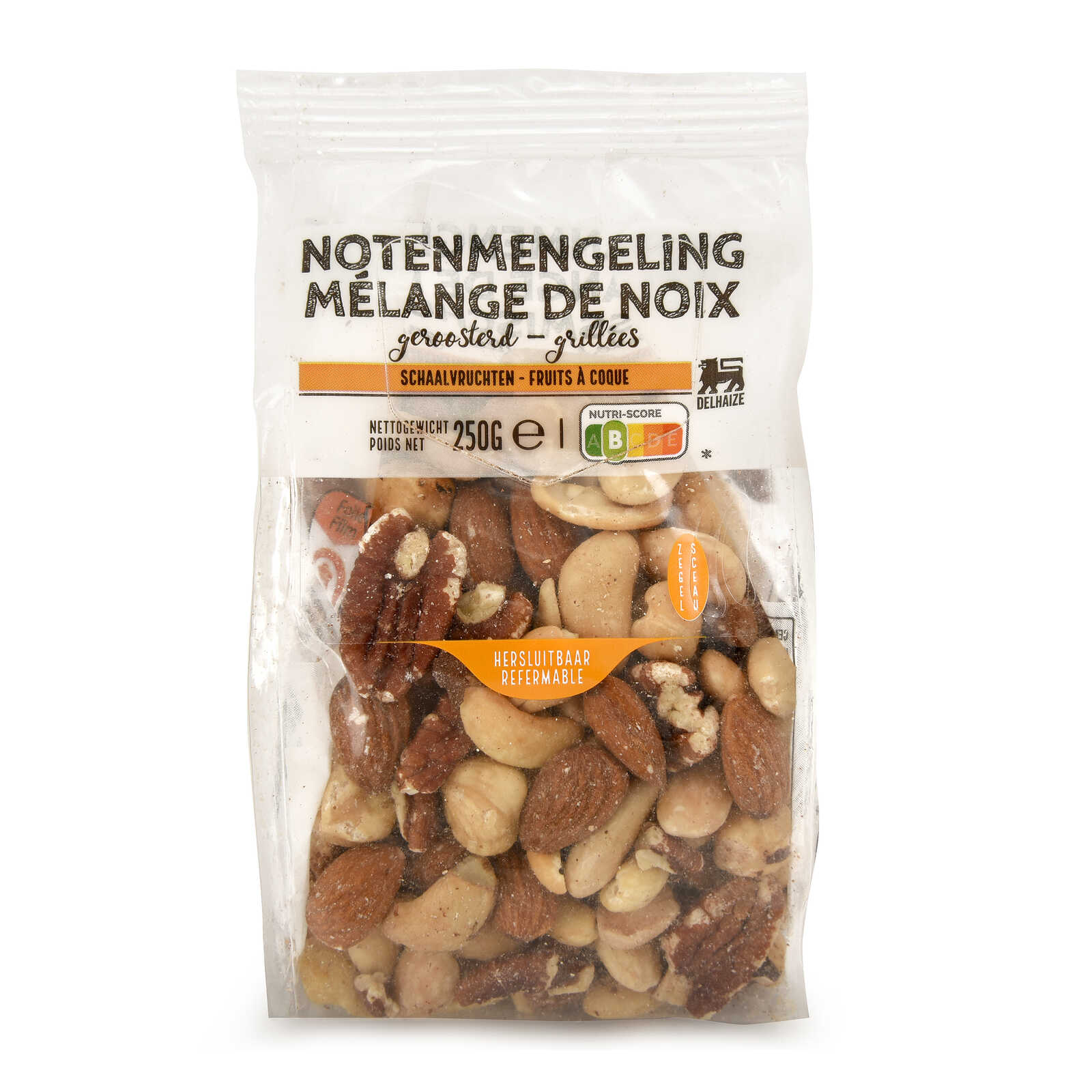 Delhaize | Mix van geroosterde noten | 250 gr | Delhaize