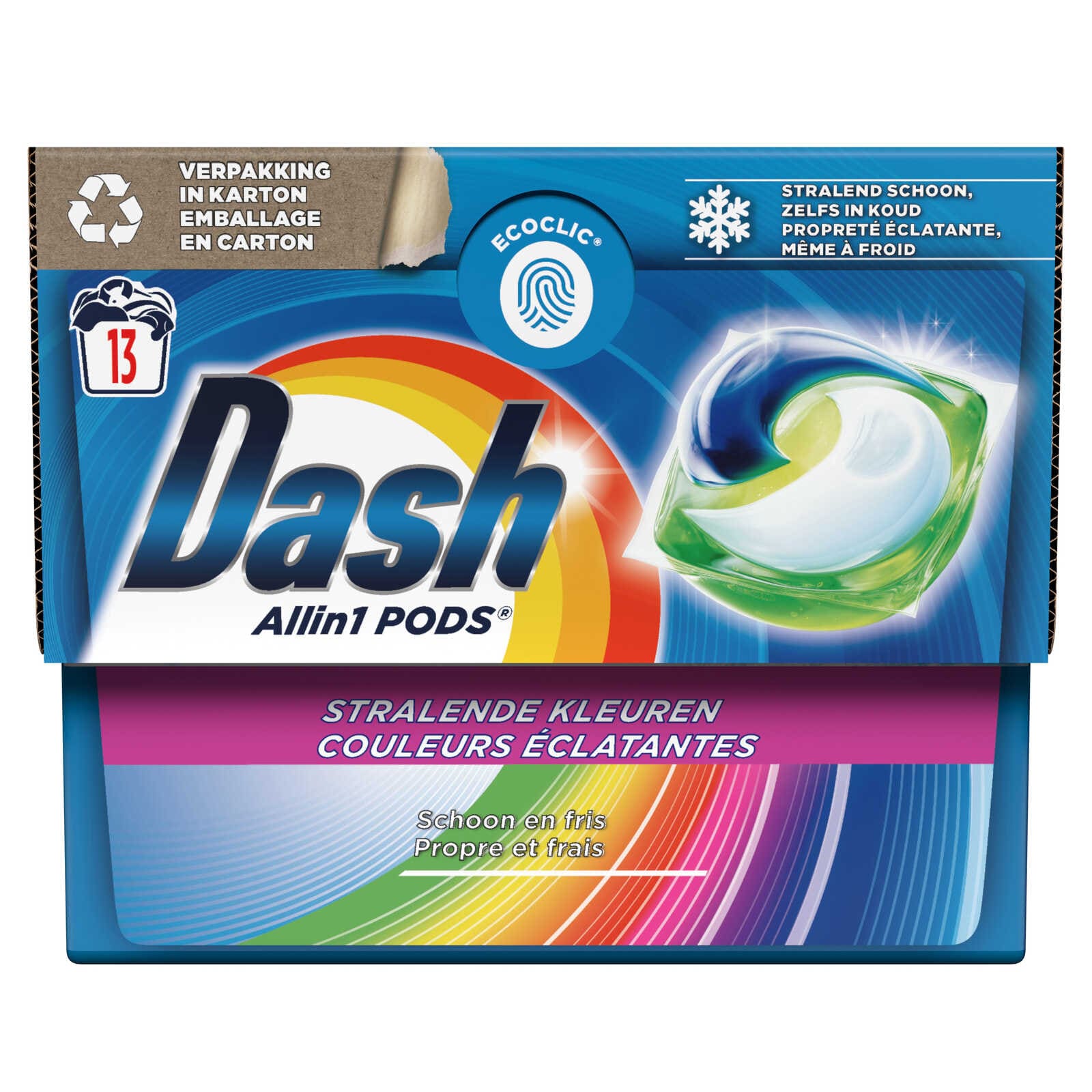 Dash | Pods | Kleuren | 13 st | Delhaize