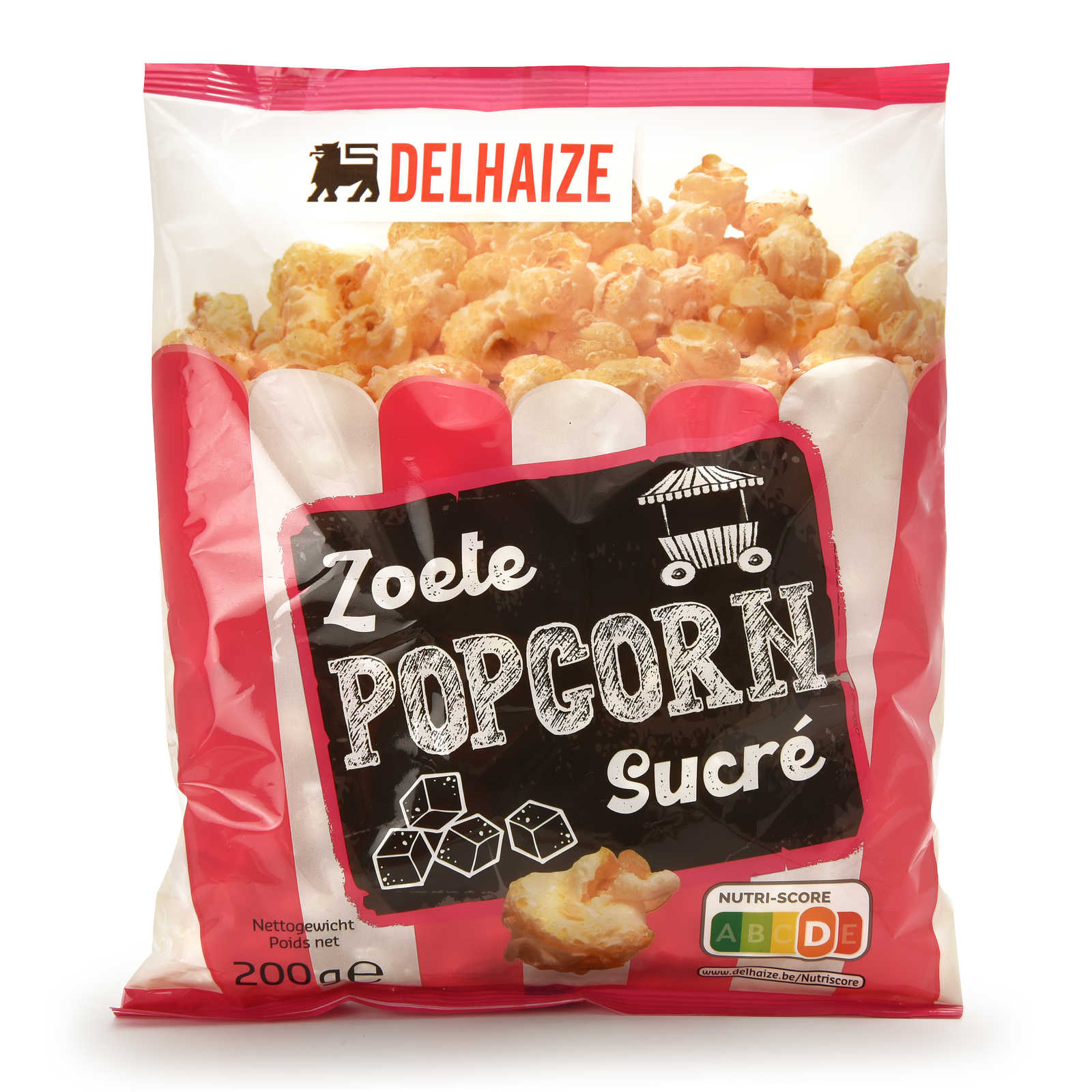 Delhaize | Popcorn | Zoet | 200 gr | Delhaize