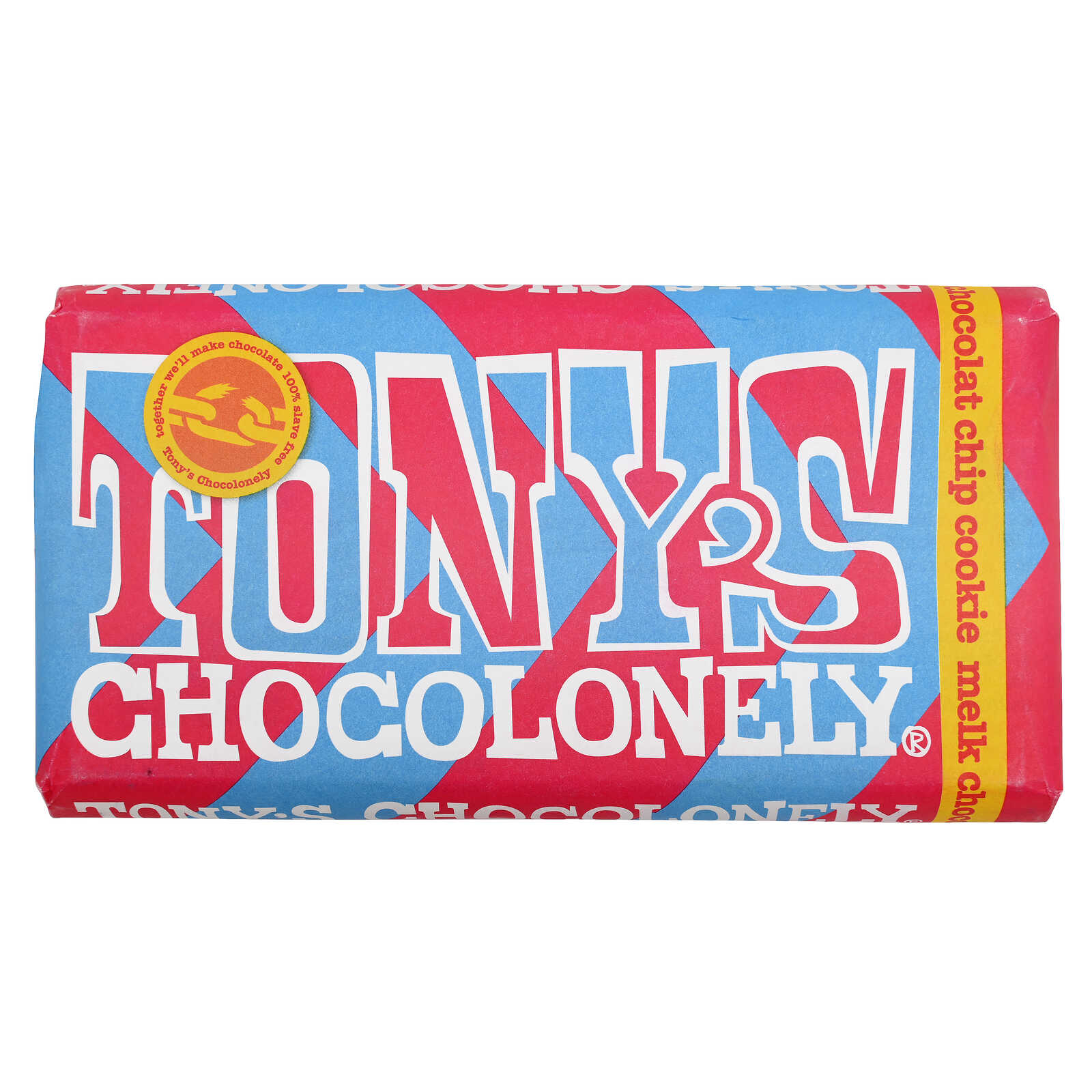 Tony's Chocolonely | Chocolat | Lait Chip Cookie | Fairtrade | 180 gr ...