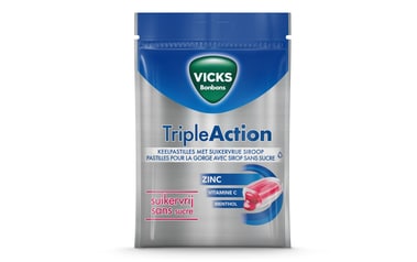 Vicks | Pastilles | Triple Action | 72 gr | Delhaize