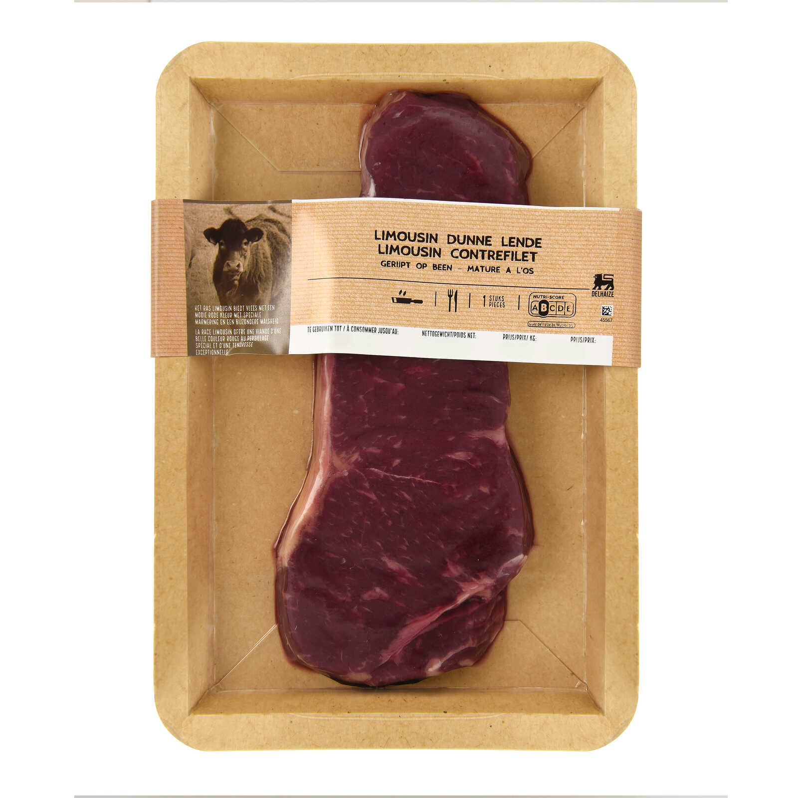 Delhaize | Limousin | Dunne lende | +/- 300 gr | Delhaize