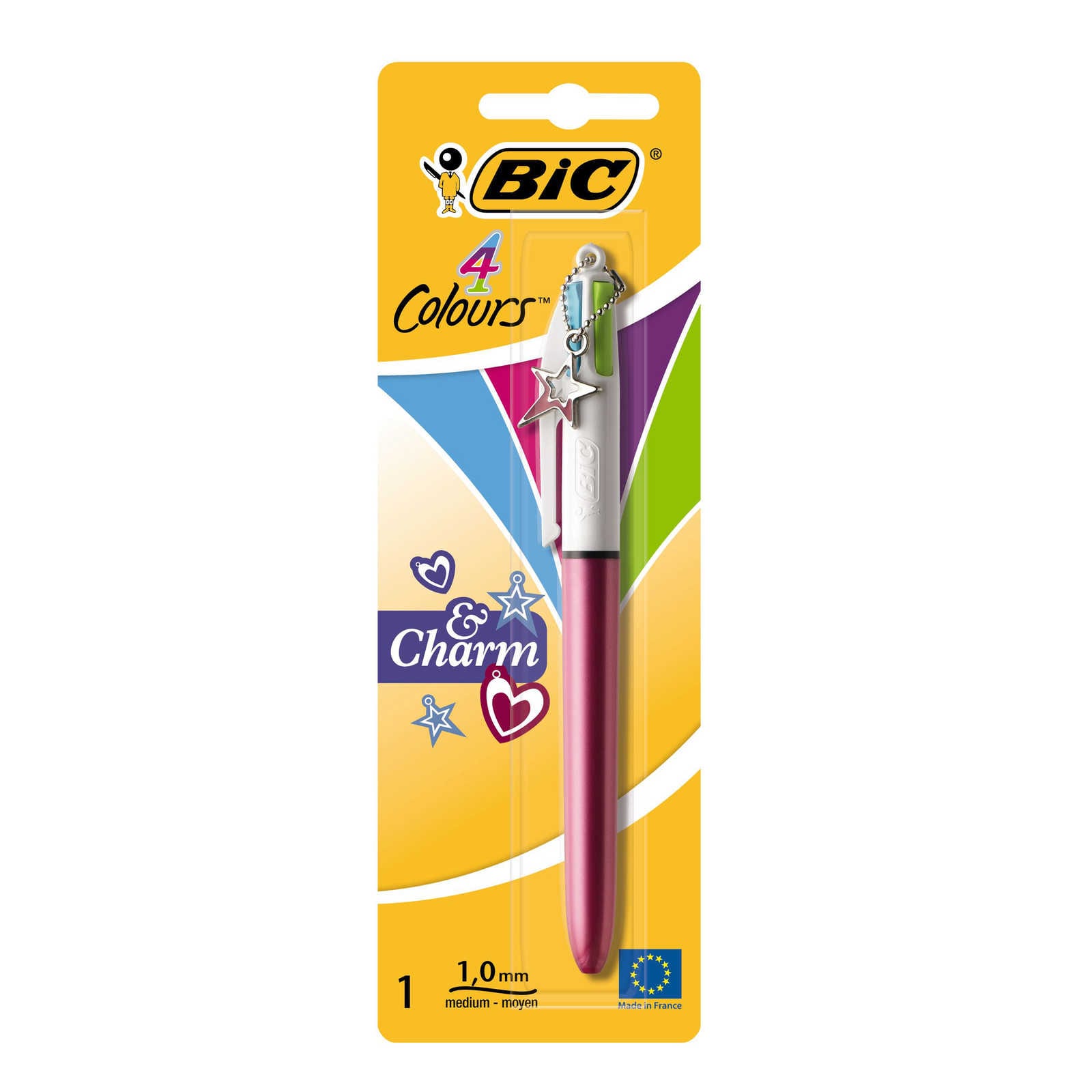 Bic | 4 Colours | Stylo à bille | 4 couleurs | Charm | 1 pc | Delhaize