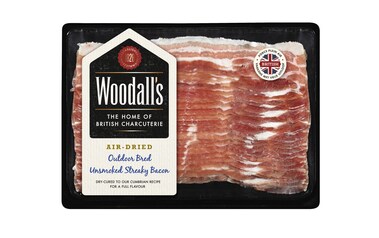 Woodalls | Unsmoked streaky bacon | 220 gr | Delhaize