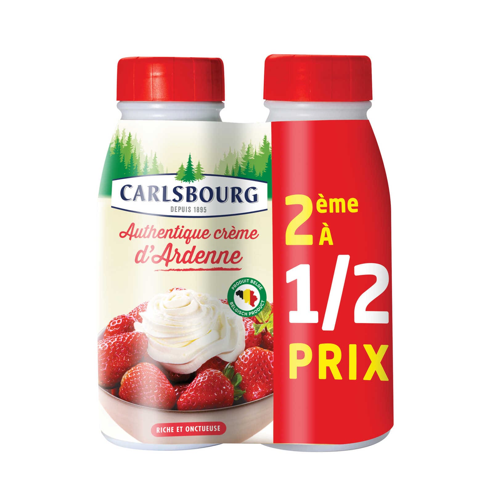 Carlsbourg | Crème Authentique 32% M.G. | 2 x 25 cl | Delhaize
