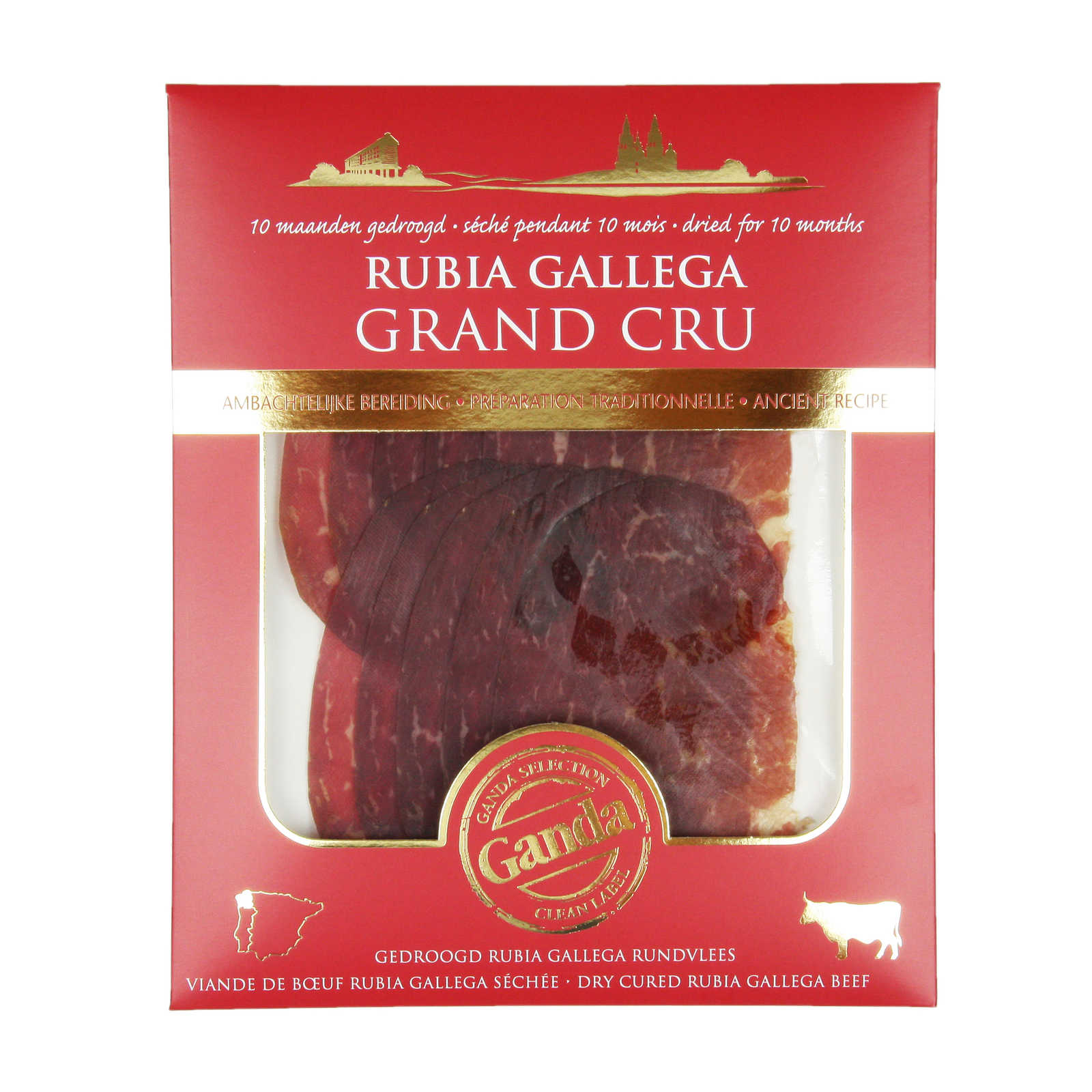 Ganda | Ganda Grand Cru Rubia Gallega beef | 60 gr | Delhaize