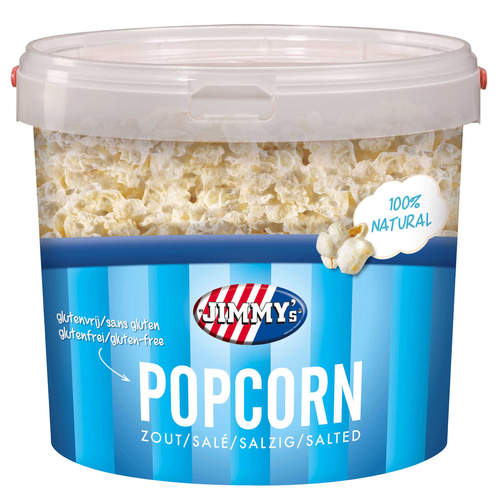 Jimmy's | Popcorn | Emmer | L | Zout | 140 gr | Delhaize