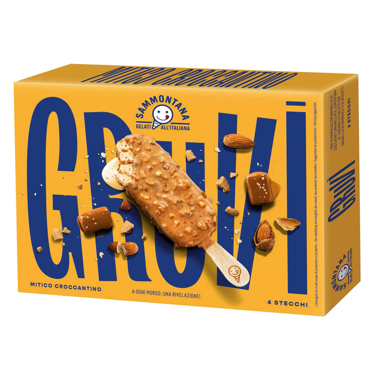 Sammontana | Gruvi | Stick | Croccantino | 4 x 7,5 cl | Delhaize