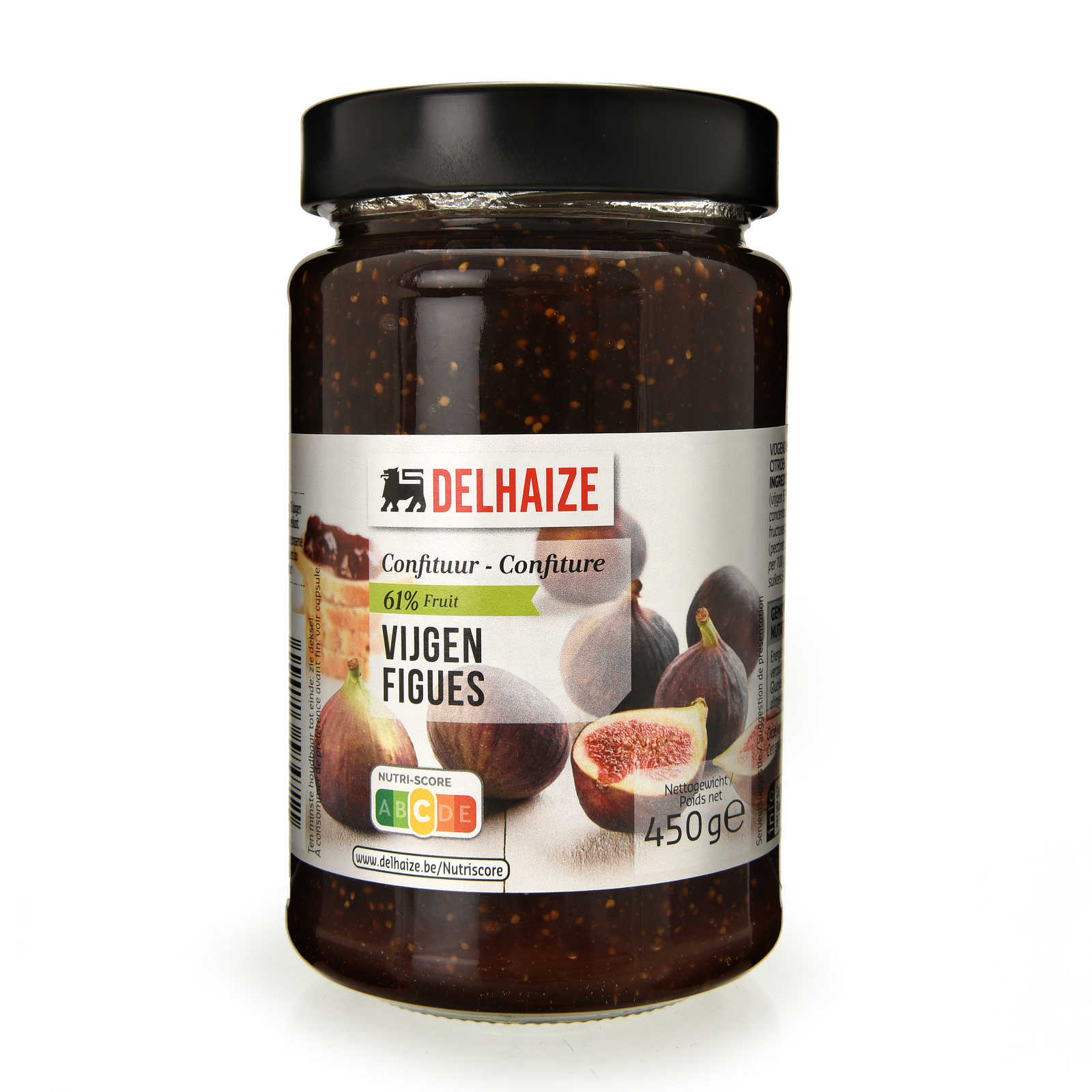 Delhaize | Confituur | Vijgen met een vleugje citroen | 450 gr | Delhaize