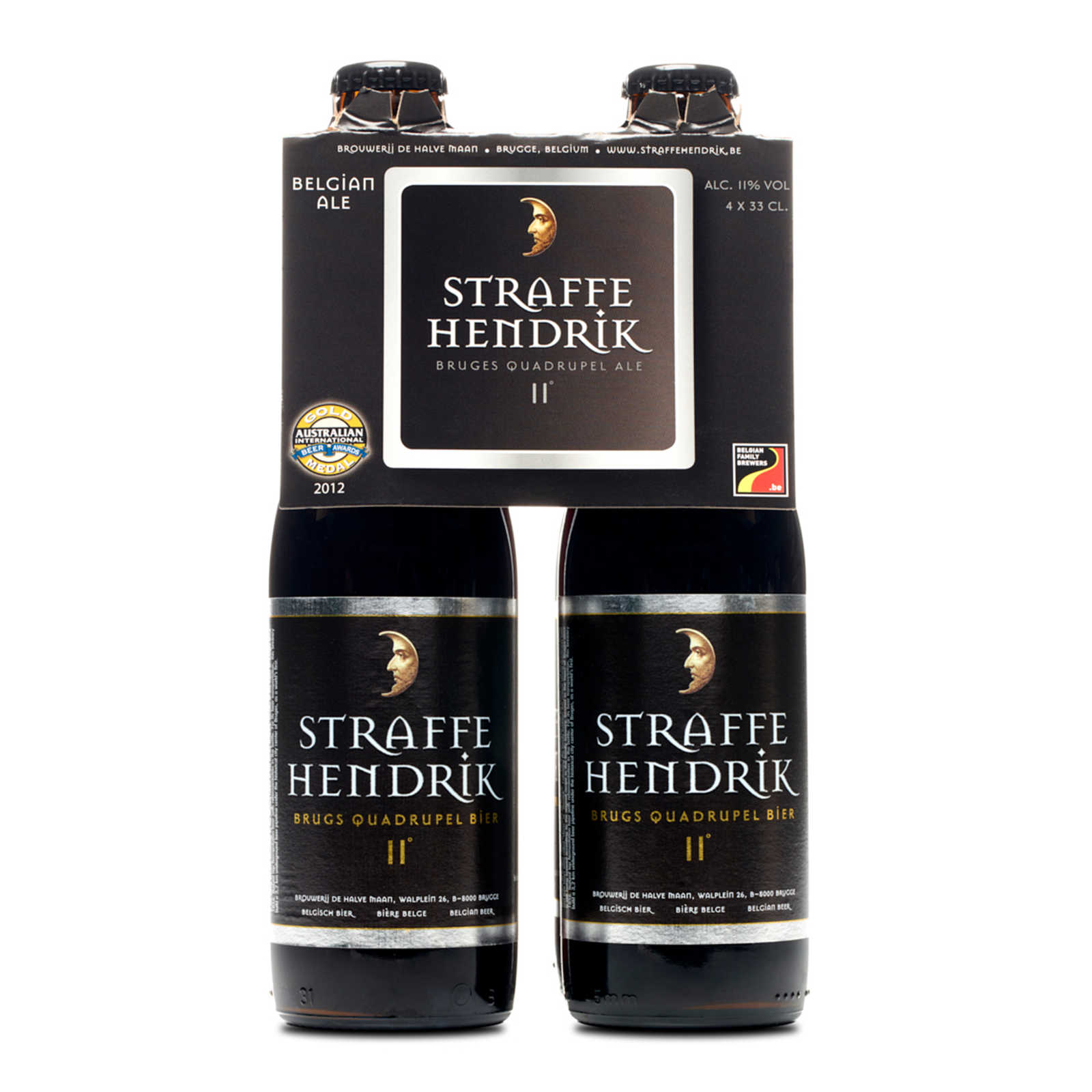 Straffe Hendrik | Bier | Stout | 11% ALC. | Fles | 4 x 33 cl | Delhaize