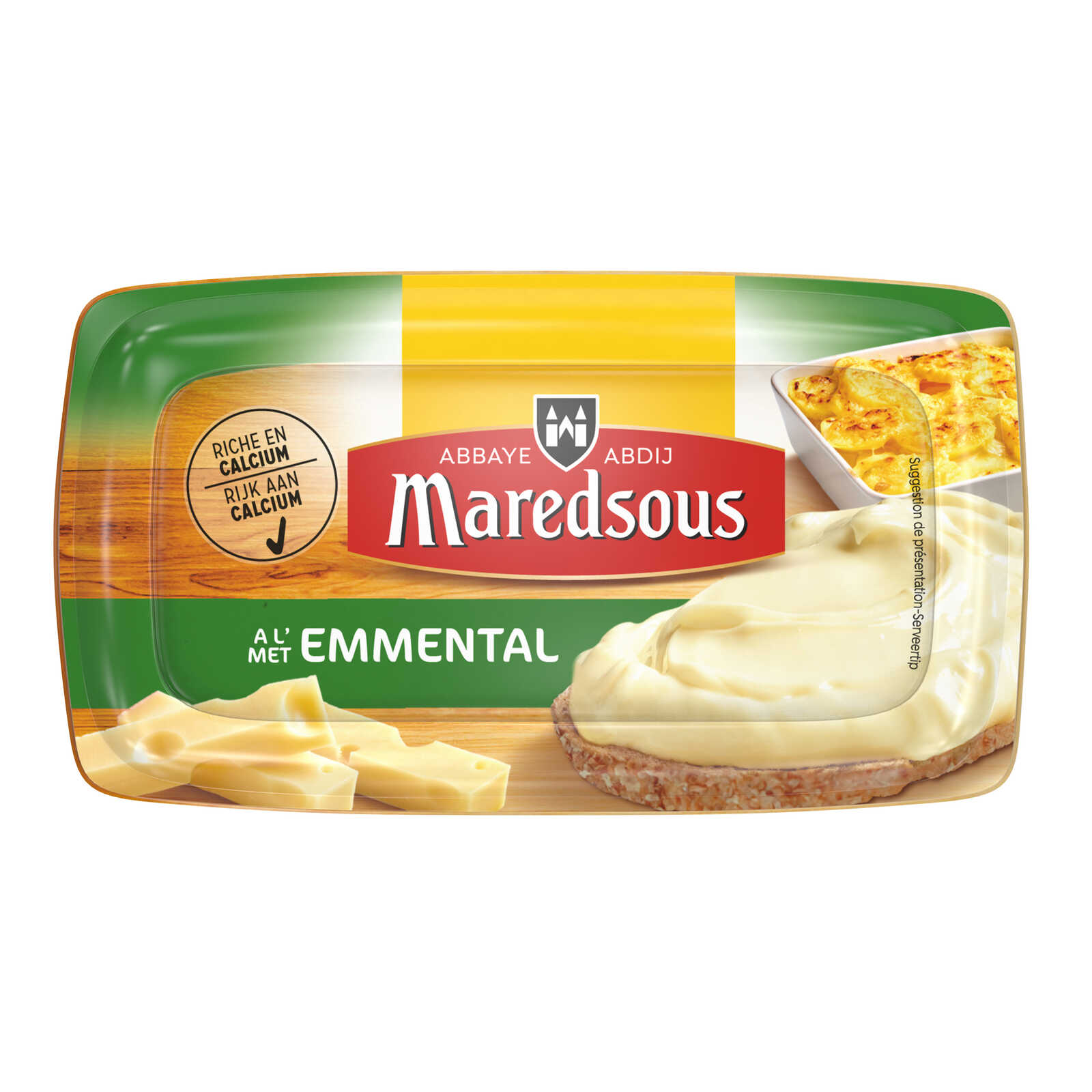 Maredsous | Fromage à tartiner|Emmental|200g | 200 gr | Delhaize