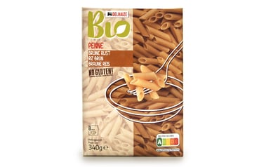 Delhaize | Bio | Pâtes | Penne | Riz brun | Bio | 340 gr | Delhaize