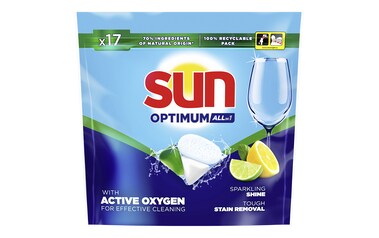 Sun | Capsules lave-vaiss | Optimum | Lem | 17st | 17 pc | Delhaize