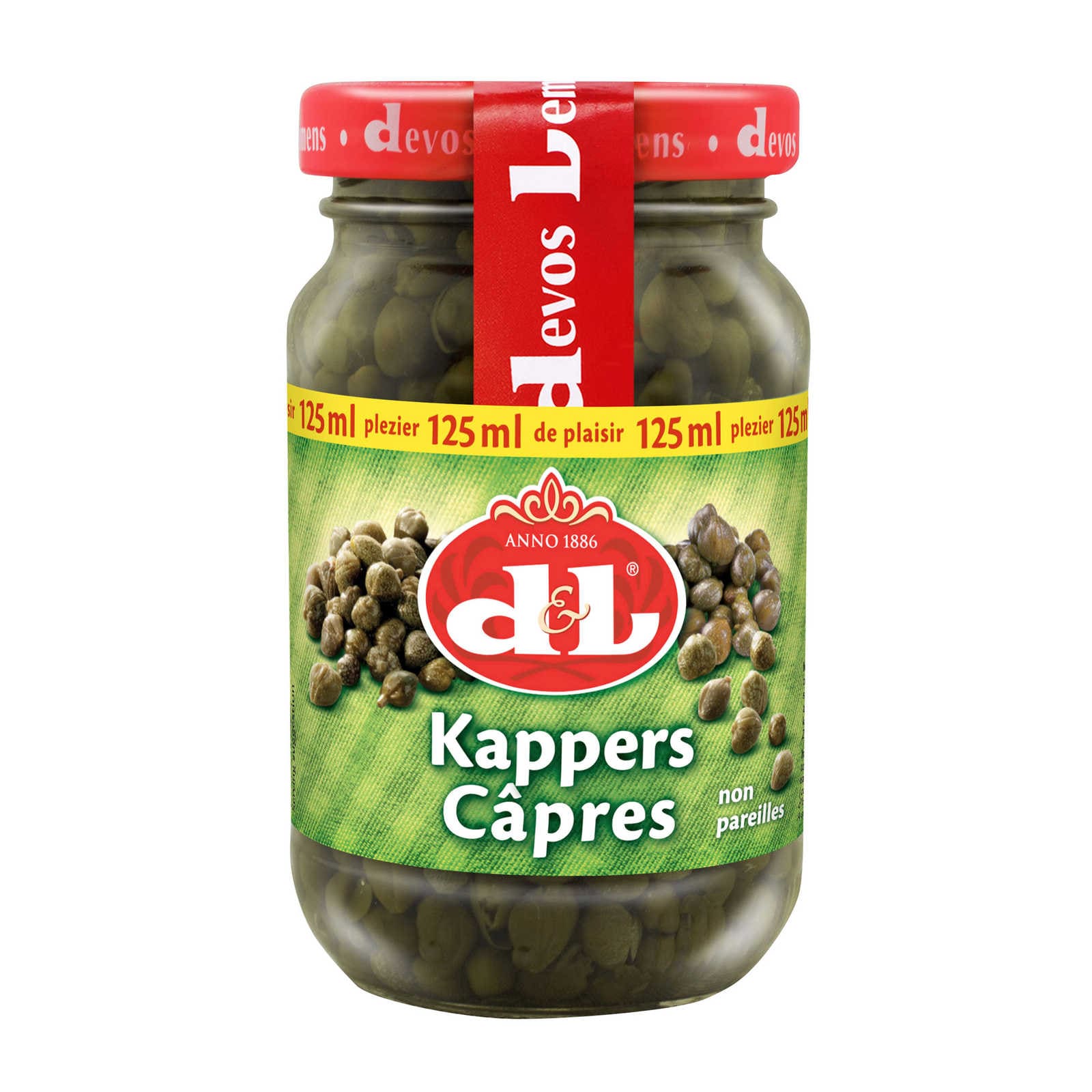 Devos & Lemmens | Kappertjes | Azijn | 125 gr | Delhaize