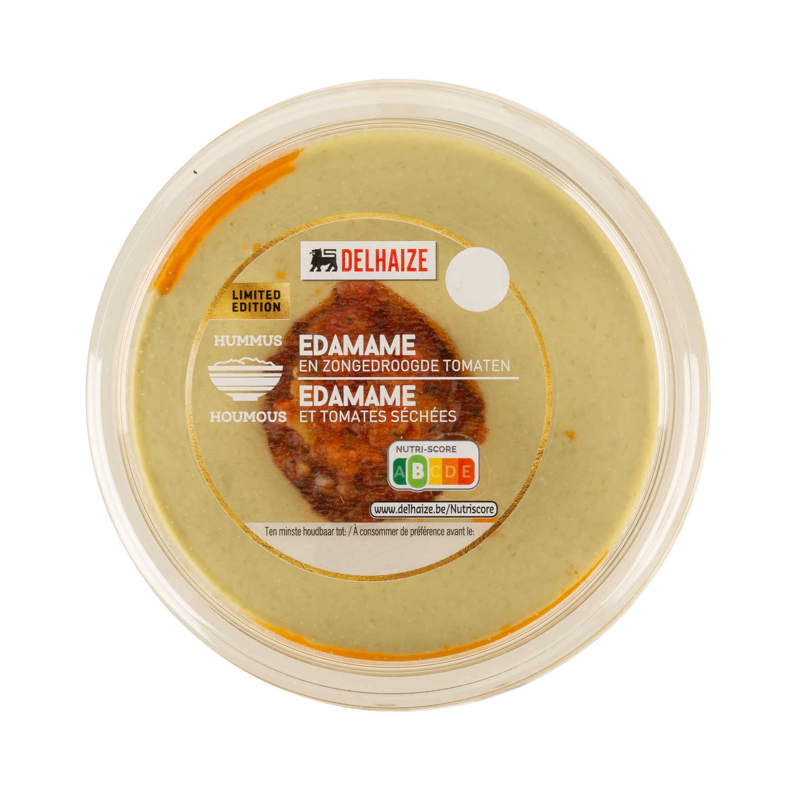 Delhaize | Hummus | Edamame | Tomaten | 200 gr | Delhaize
