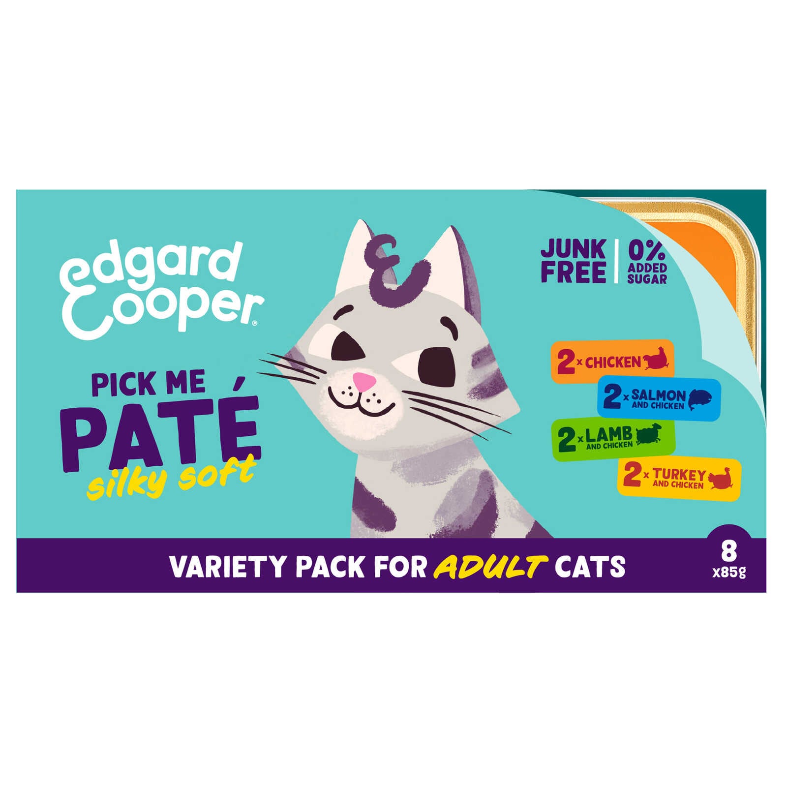 Edgard & Cooper | Multipack | Pate | 8 x 85 gr | Delhaize