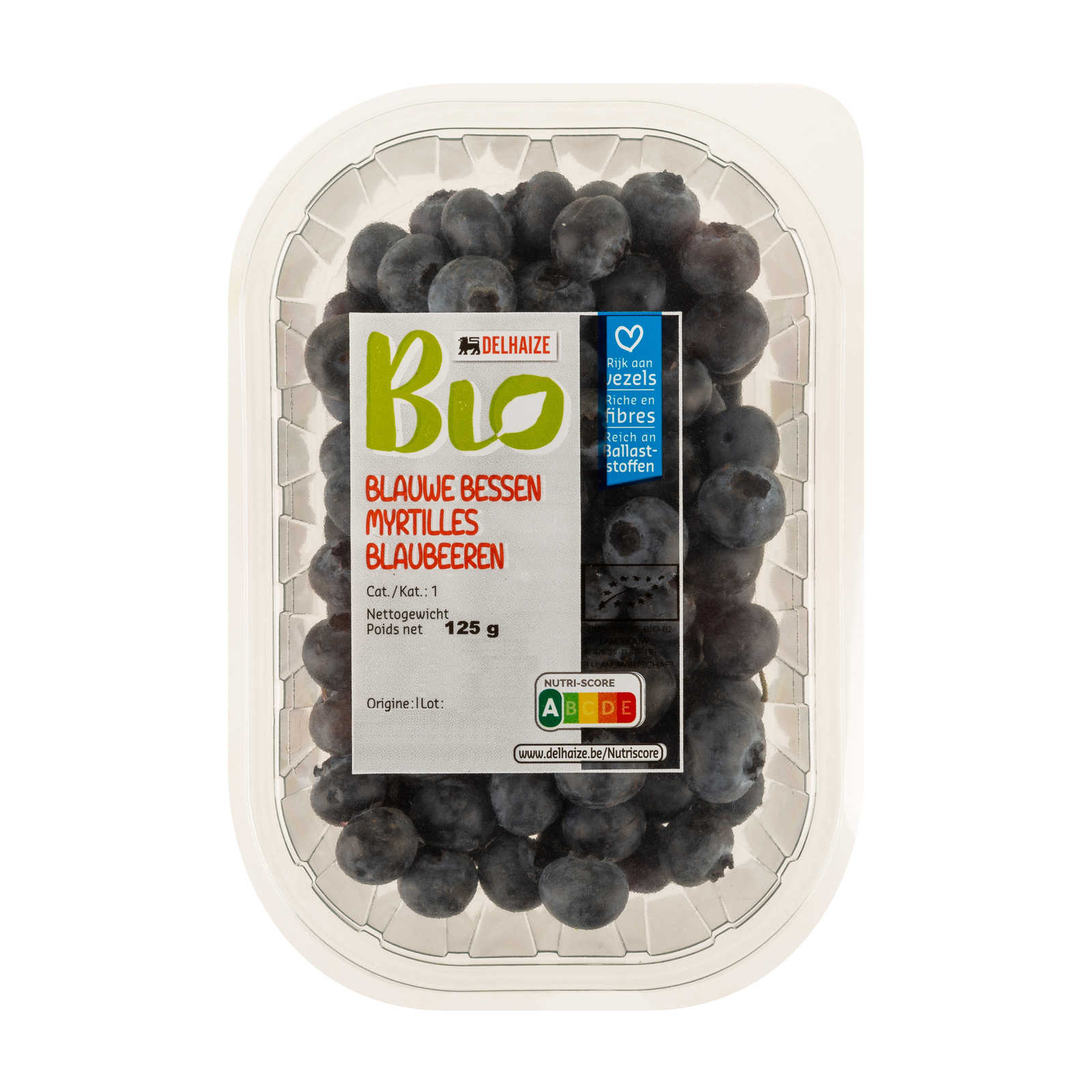 Delhaize | Bio | Blauwe bessen | Bio | 125 gr | Delhaize