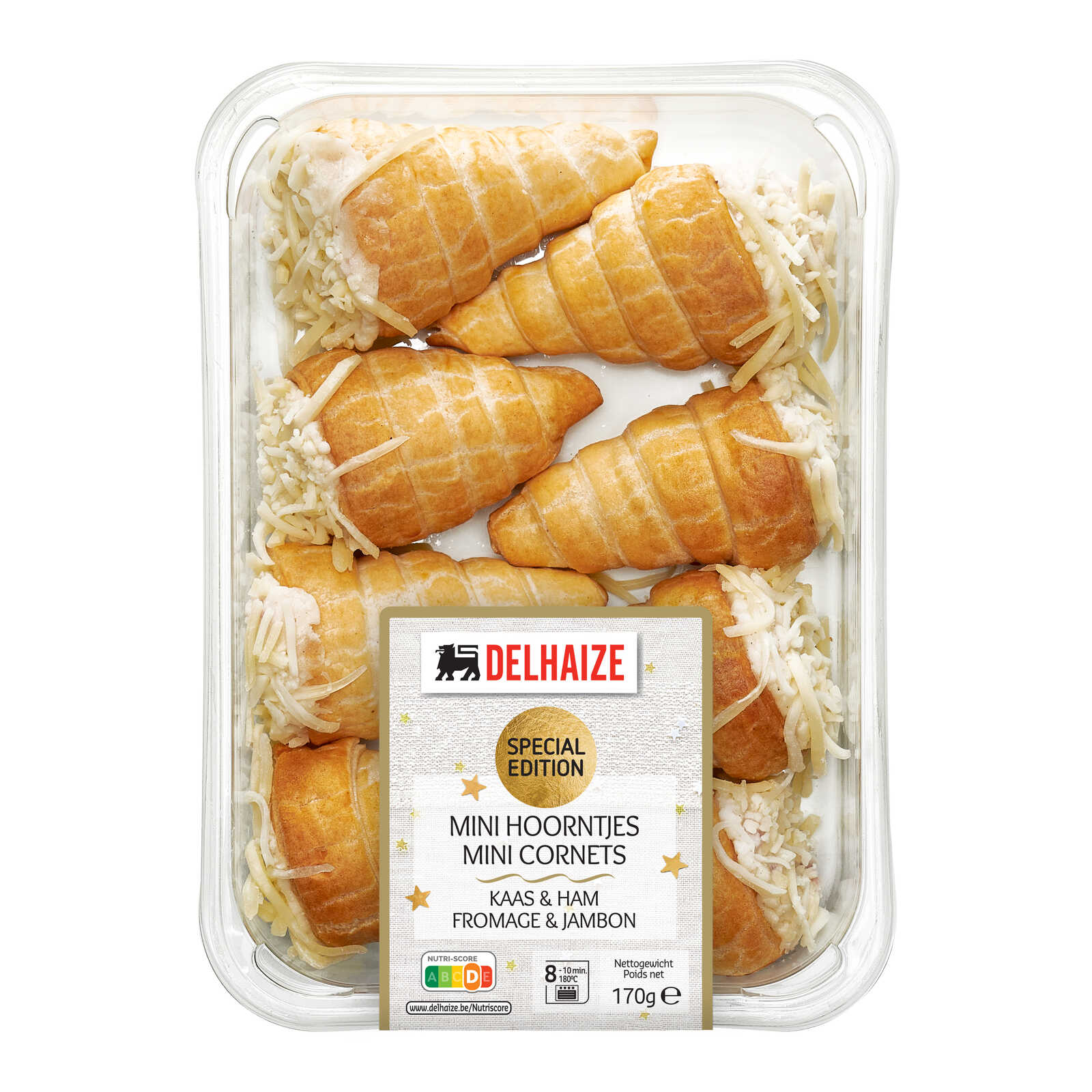 Delhaize | Cournet | Mini | Sauce fromage et jambon | 170 gr | Delhaize