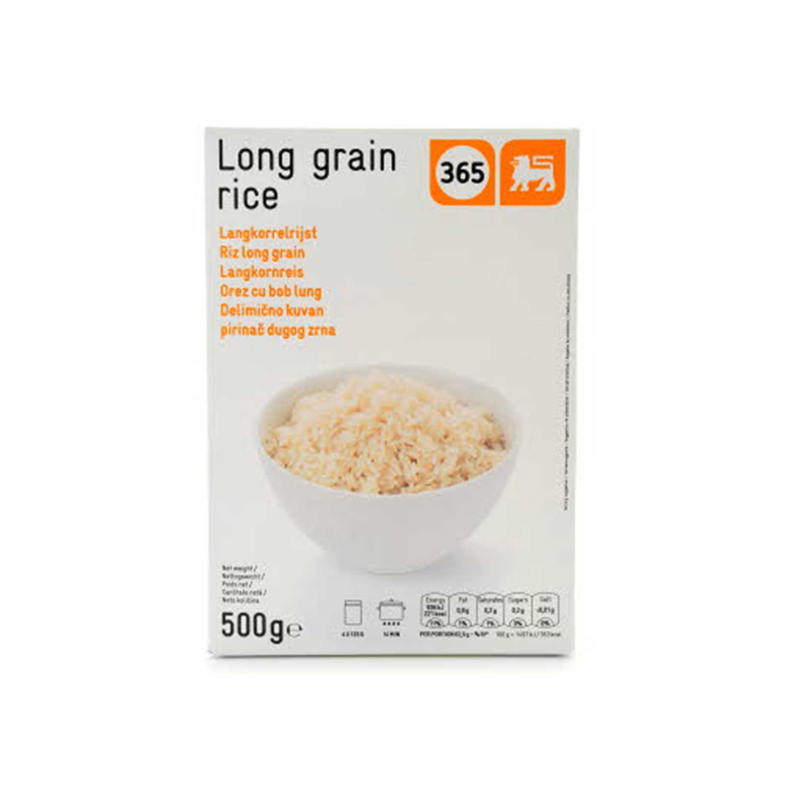 365 | Delhaize | Rijst | Langkorrel | 4 x 125 gr | Delhaize