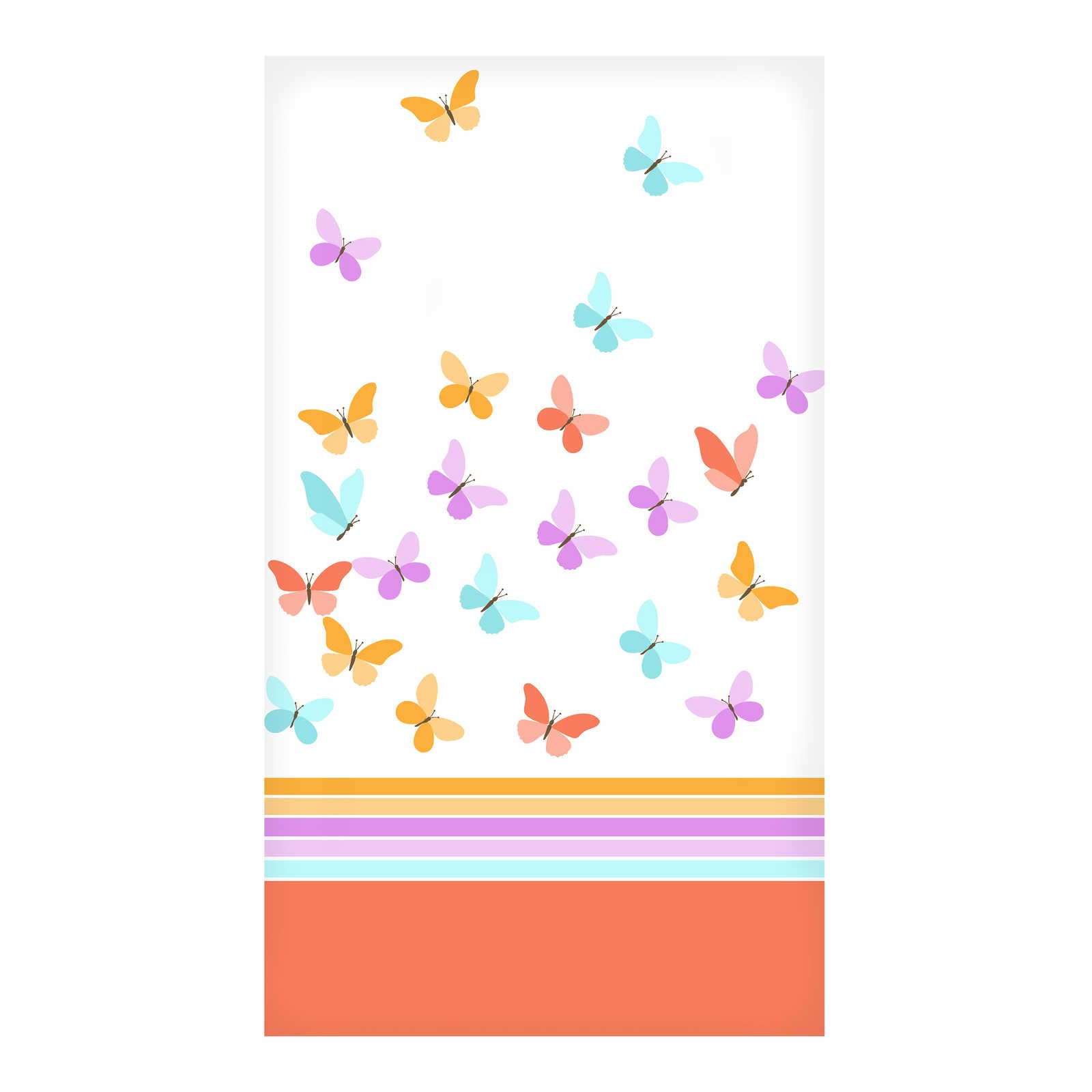 Happy Paper | Nappe | Réutilisable | 1m40x2m20 | Kenzi Summer | 1 pc | Delhaize