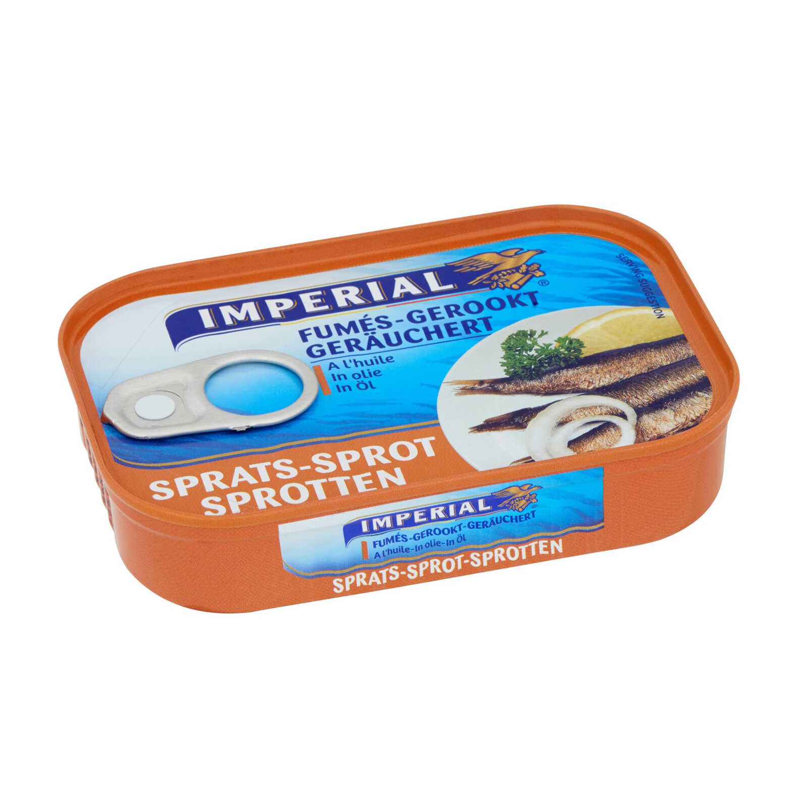 Imperial | Sprot gerookt met olie | 75 gr | Delhaize