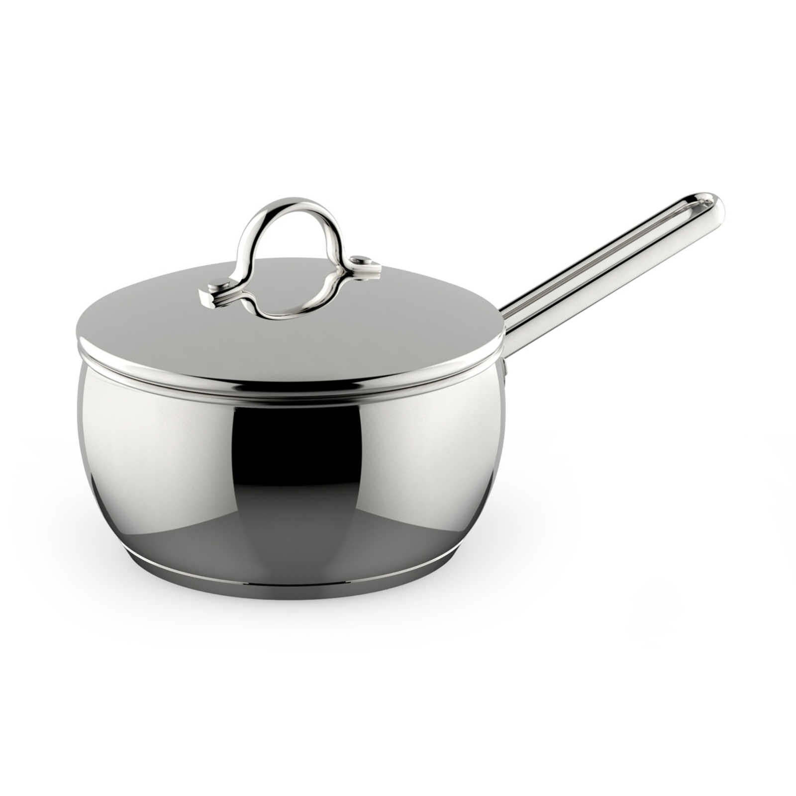 Lagostina | Poêlon avec couvercle | 18cm | inox | 1 pc | Delhaize