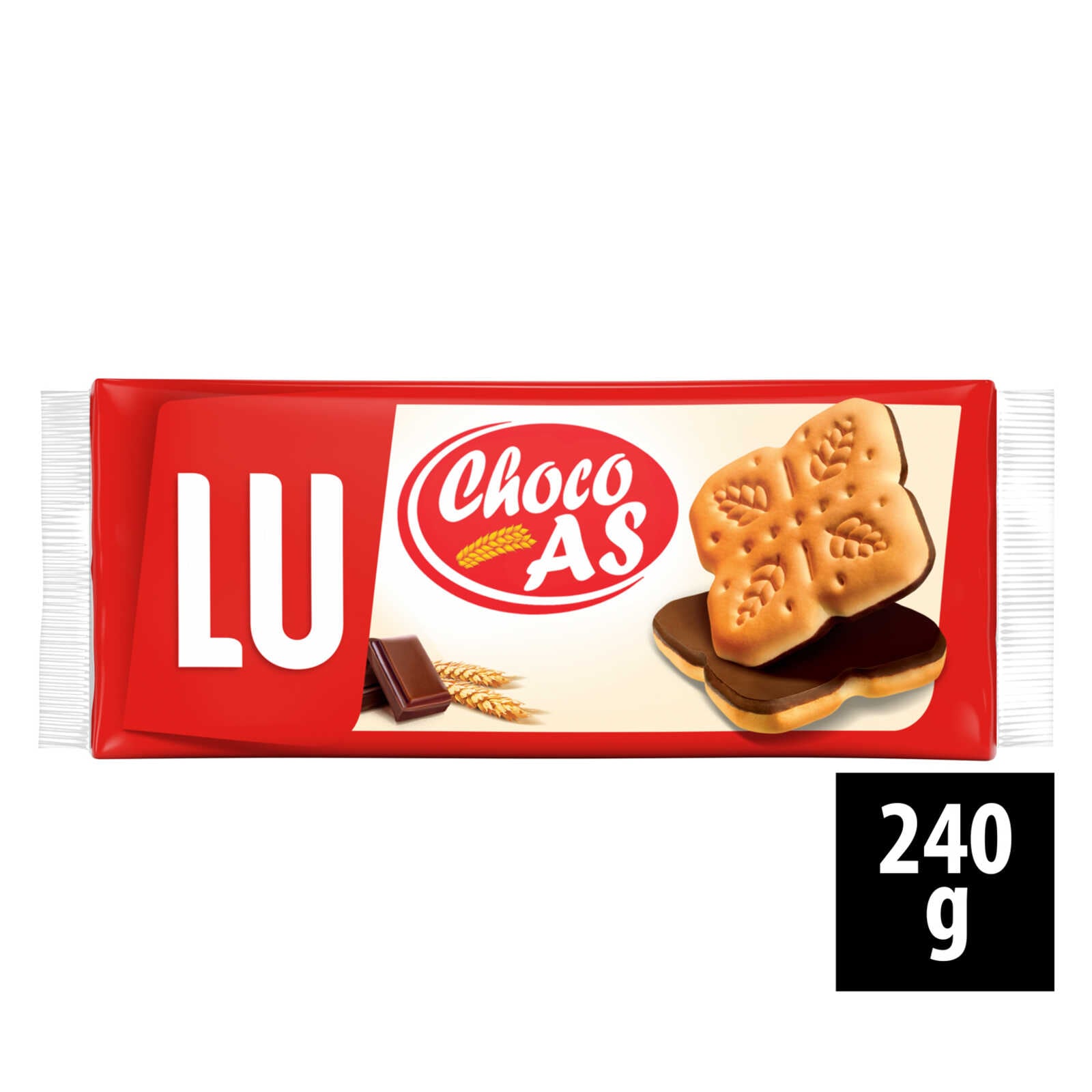 LU | Choco As | Koekjes | Choco As | Chocolade koeken | 240 gr | Delhaize