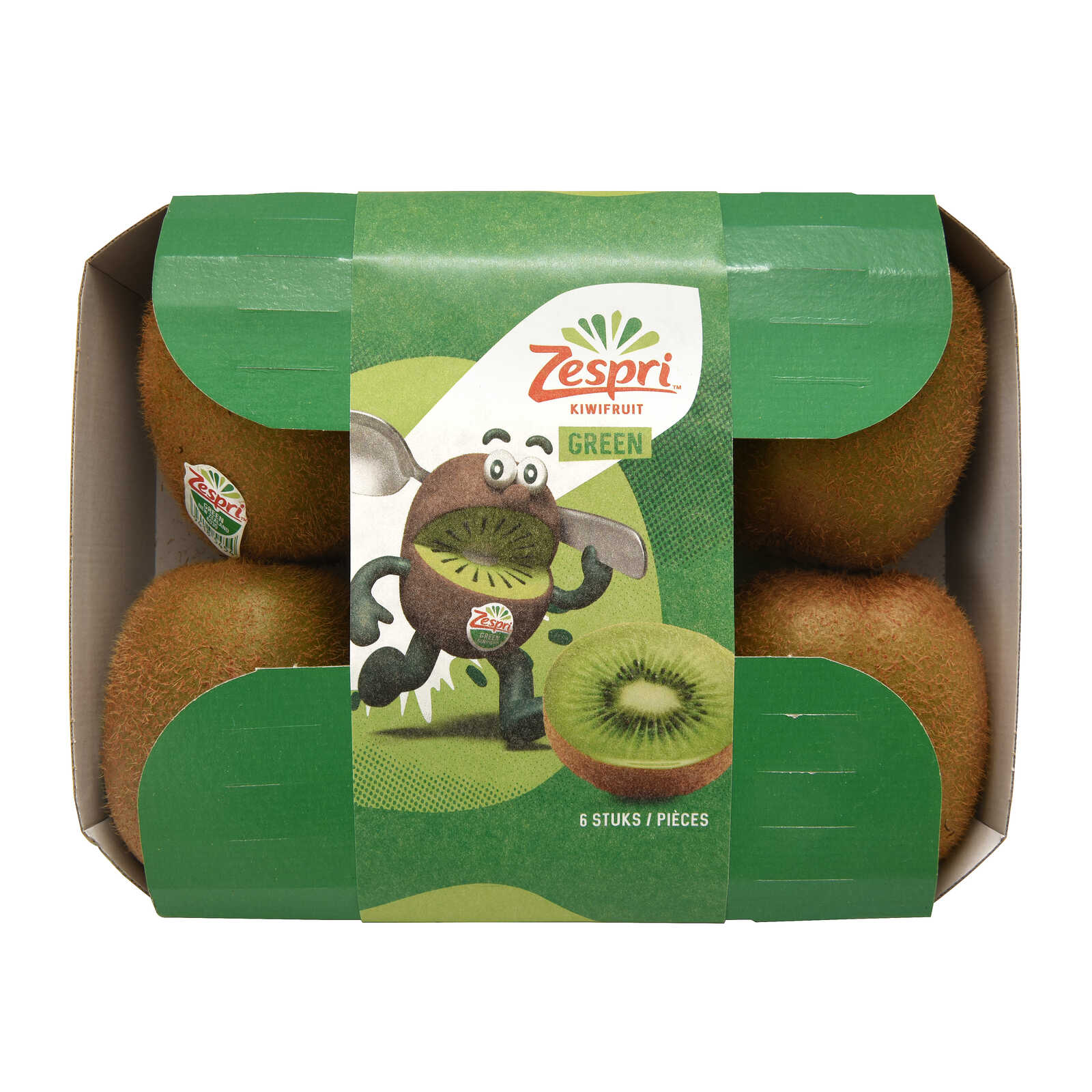 Delhaize | Kiwi | Groen | 6st | 6 st | Delhaize
