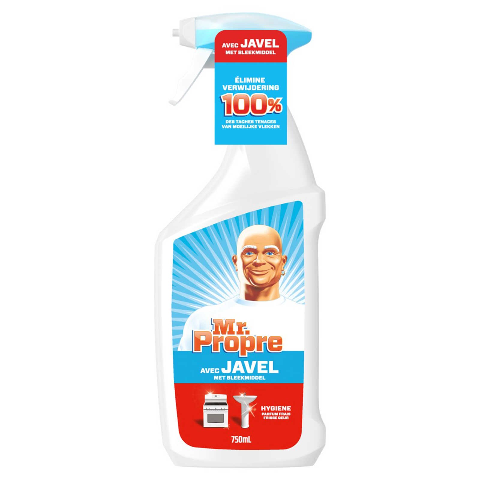 Mr Propre | Nettoyant Multi-Usage | Spray | Javel | 75 cl | Delhaize