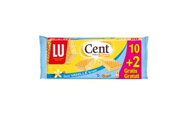 LU | Cent wafers | Original | Vanille | 10+2 gratuit | 12 x 45 gr ...