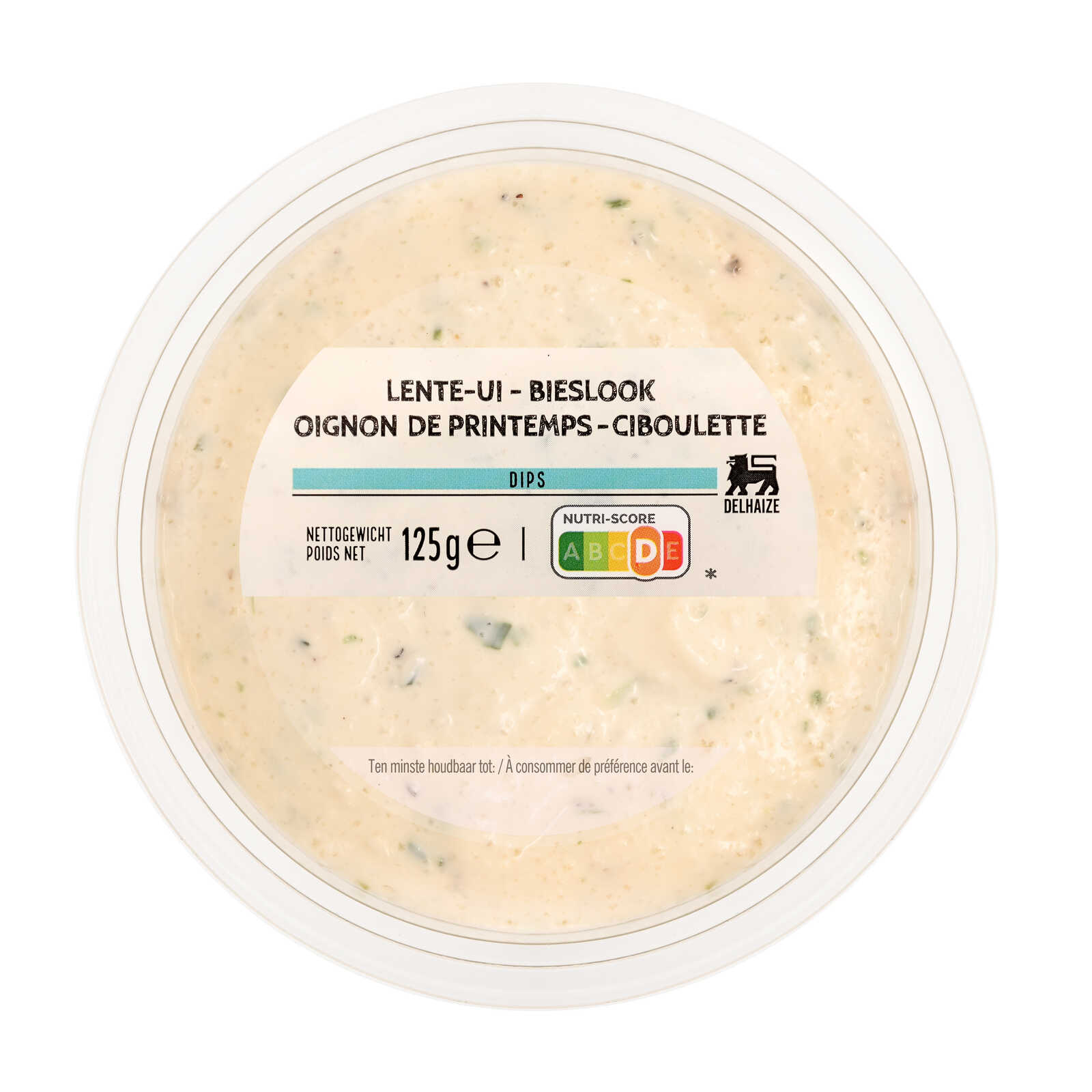 Delhaize | Lente ui | bieslook | dip | 125 gr | Delhaize