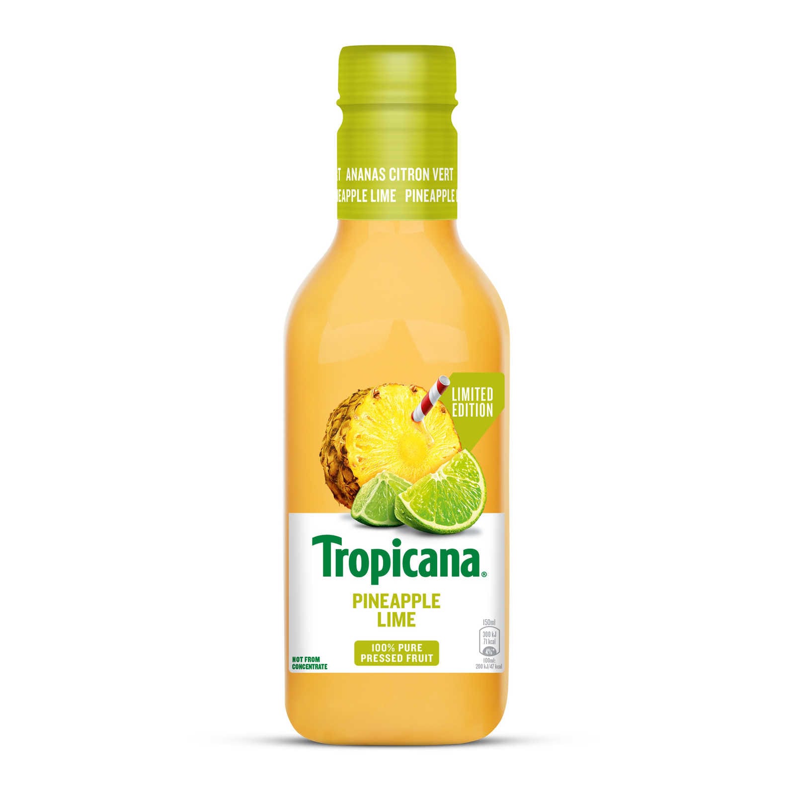 Tropicana | Jus | Ananas Mangue Citron vert | 90 cl | Delhaize