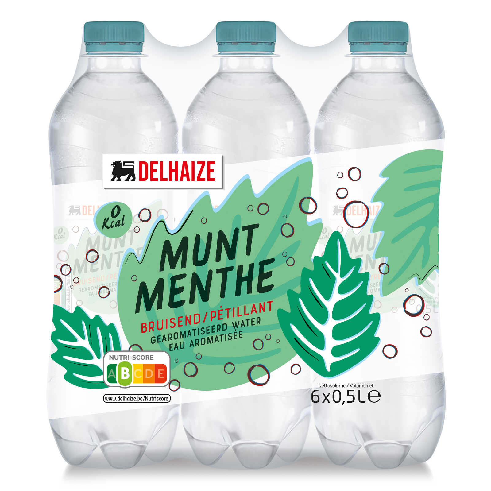 Delhaize | Eau | Menthe | PET | 6 x 50 cl | Delhaize