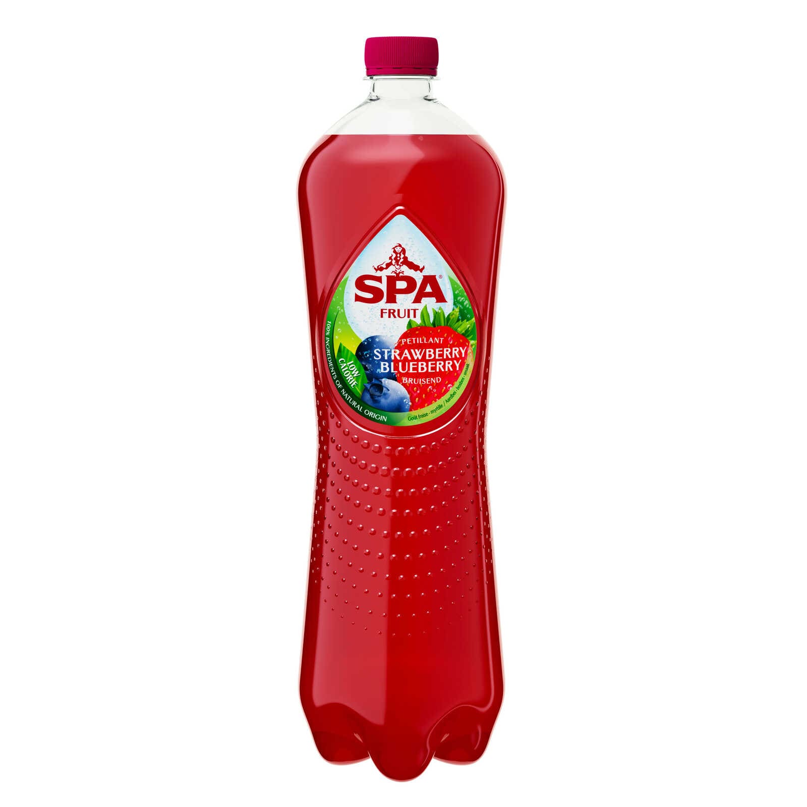 Spa | Fruit | Limonade | Bruisend | Strawberry-Blueberry | PET | 1,25 l ...