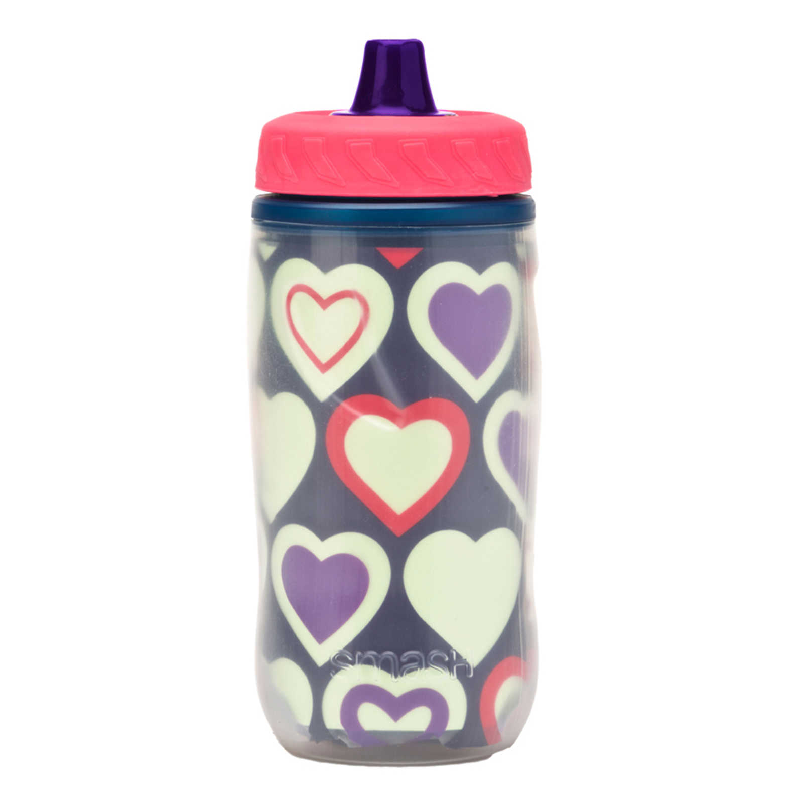 Smash | Gourde Coeurs 420ml | 1 pc | Delhaize