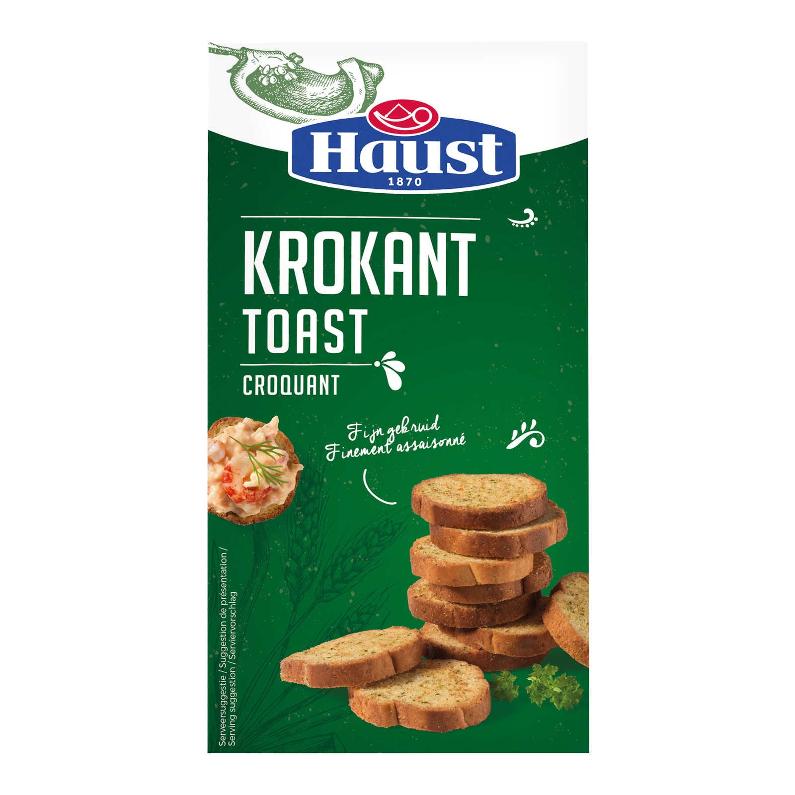 Haust | Toast | Krokant | 100 gr | Delhaize