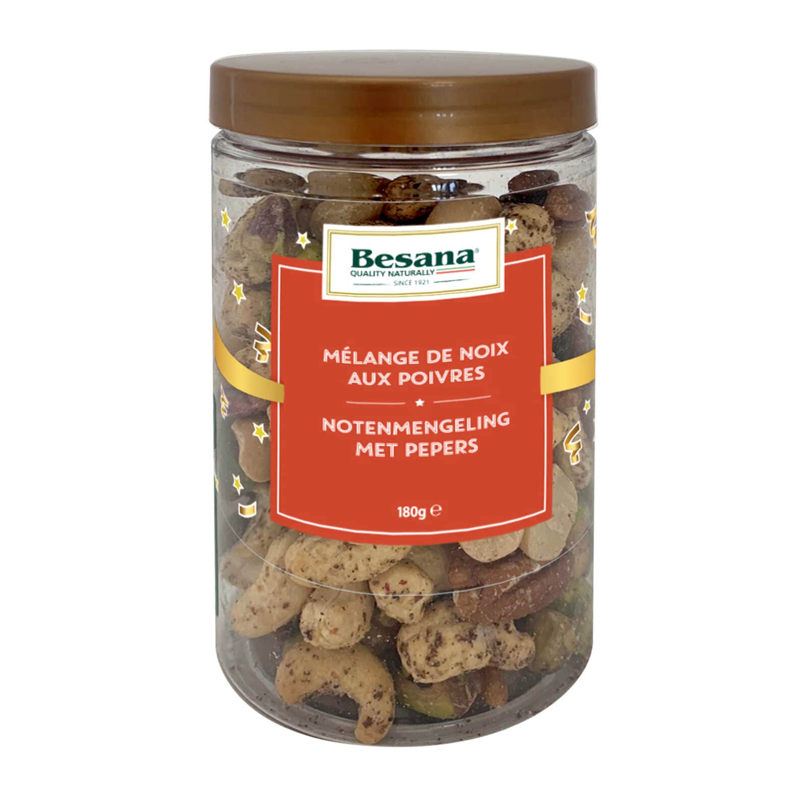 Besana | Mengeling | Noten | Pepers | 180 gr | Delhaize