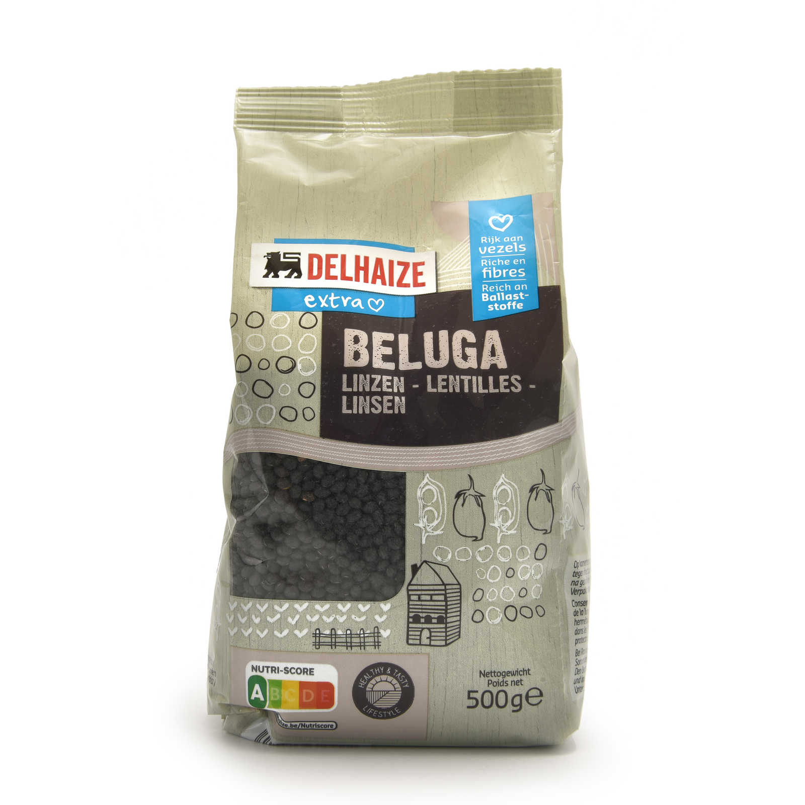 Delhaize | Linzen | Beluga | 500 gr | Delhaize