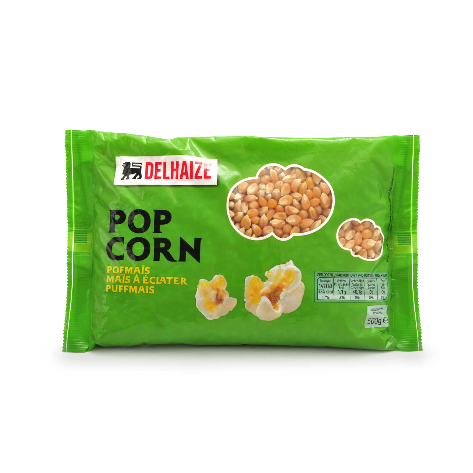 Delhaize | Popcorn | Maïs om te poppen | 500 gr | Delhaize