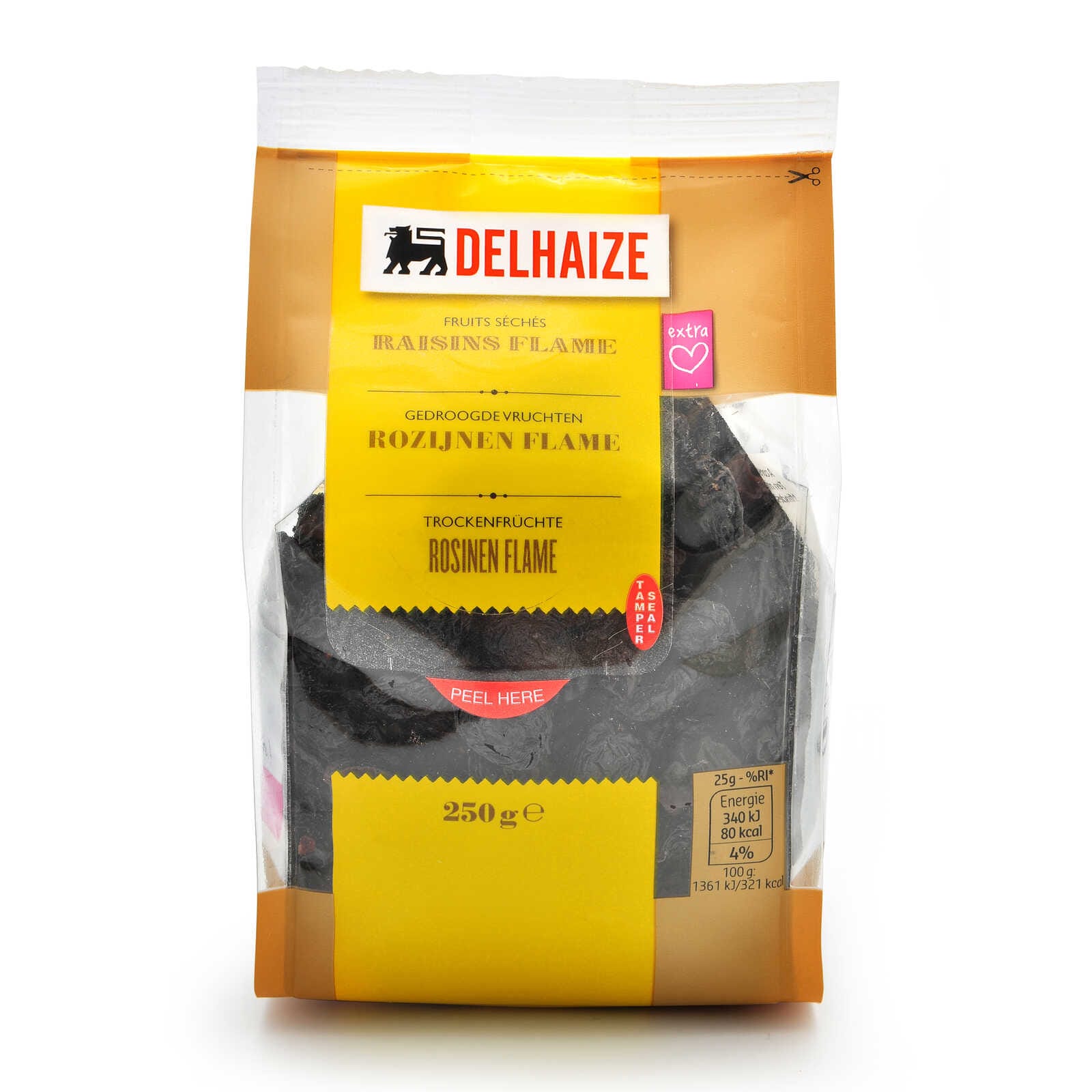 Delhaize | Raisins secs | Thompson Flame | 250 gr | Delhaize