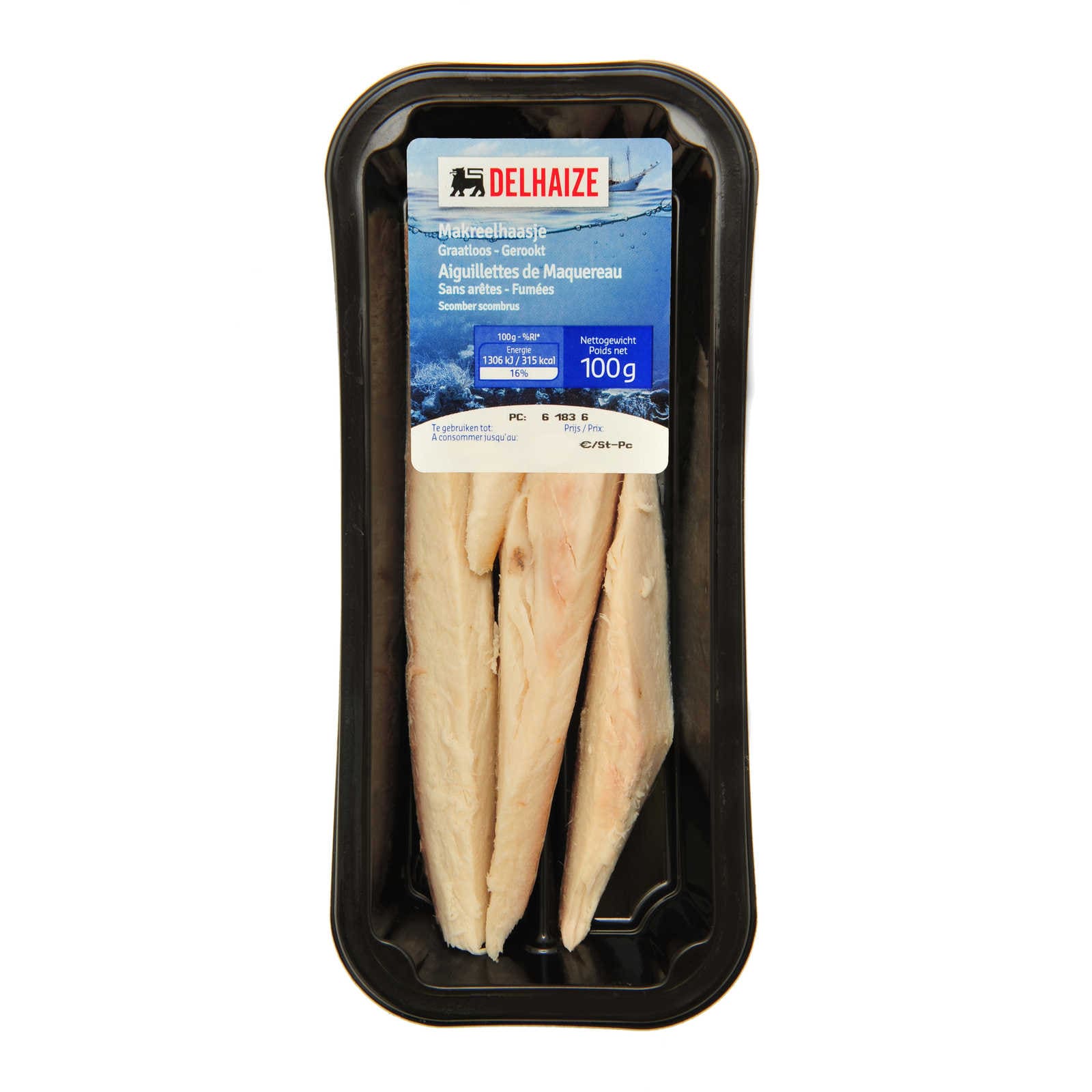 Delhaize | Gerookt makreelhaasje graatloos | 100 gr | Delhaize