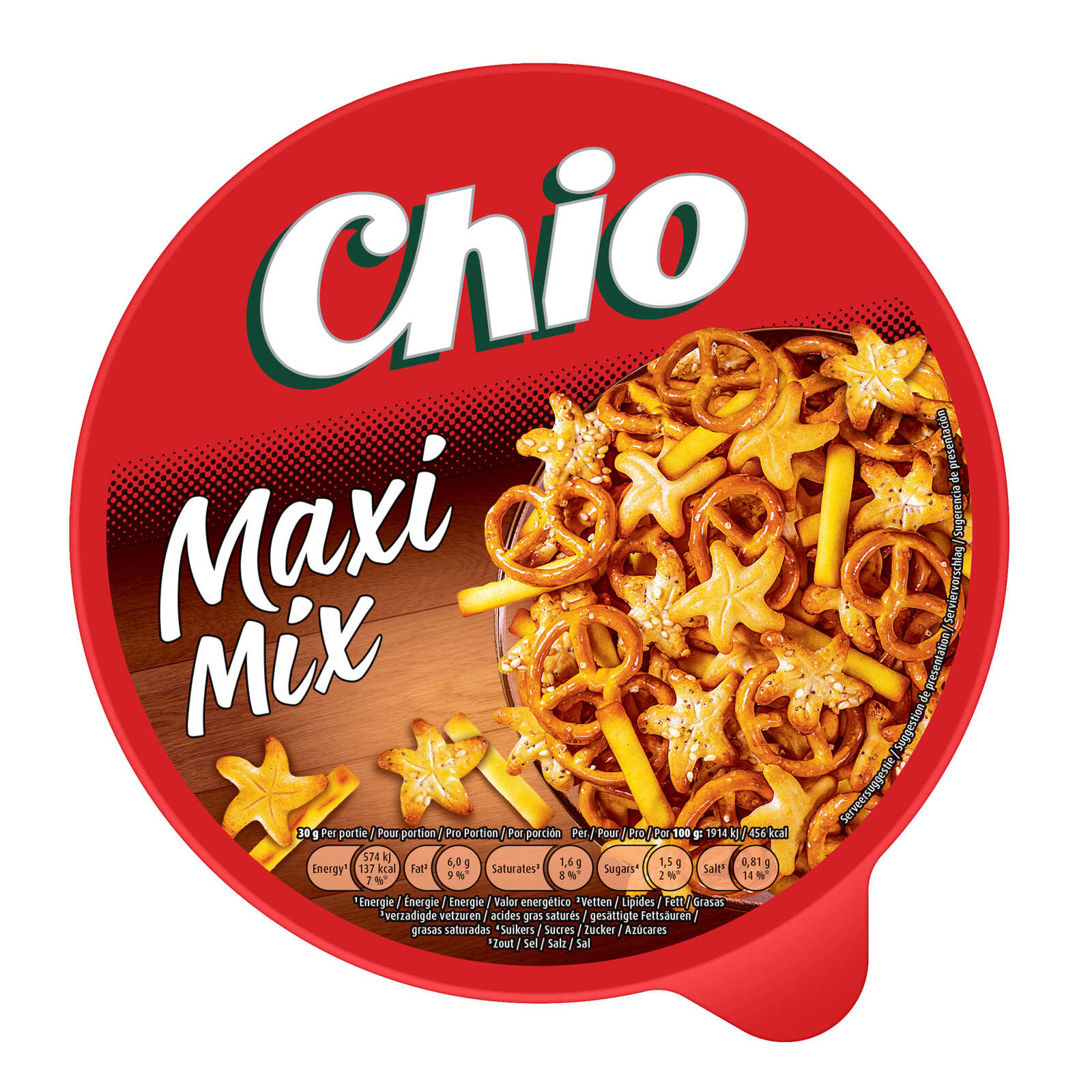 Chio | Snack | Maxi mix | Original | 125 gr | Delhaize