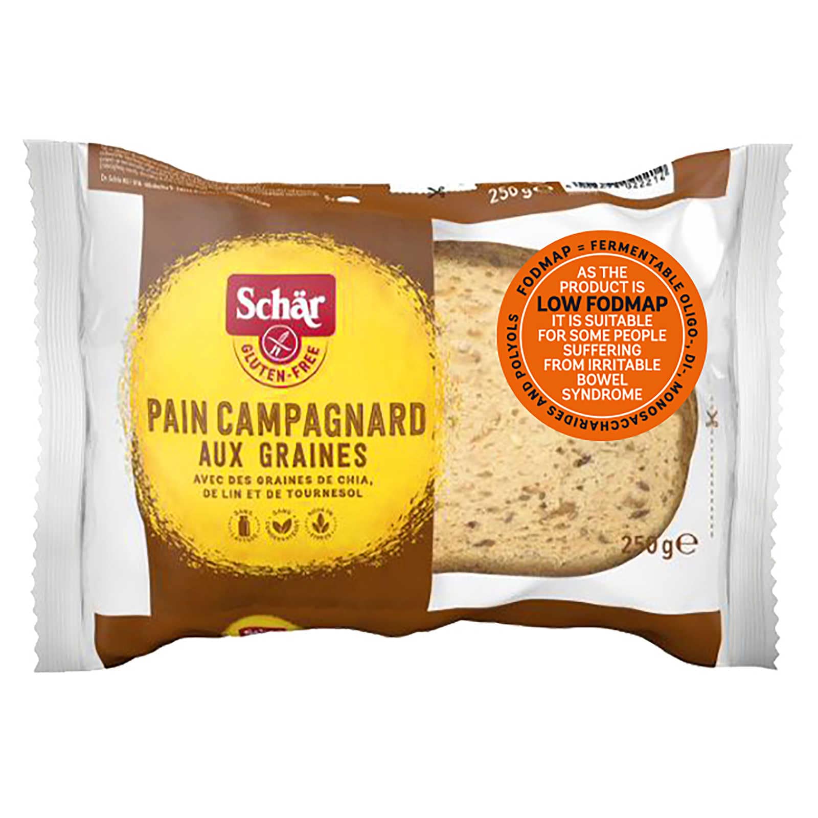 Schär | Pain aux graines | Sans gluten | 250 gr | Delhaize