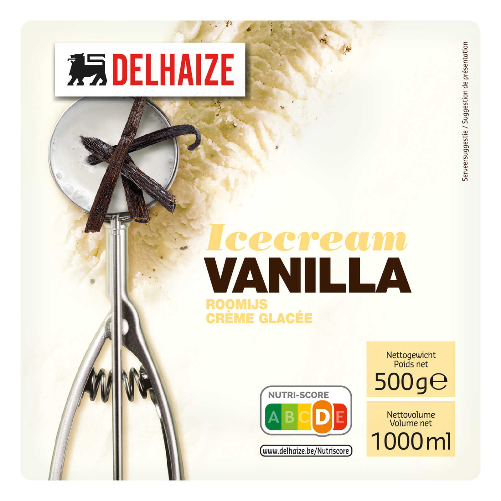 Delhaize | Crème glace | Vanille | 1 l | Delhaize