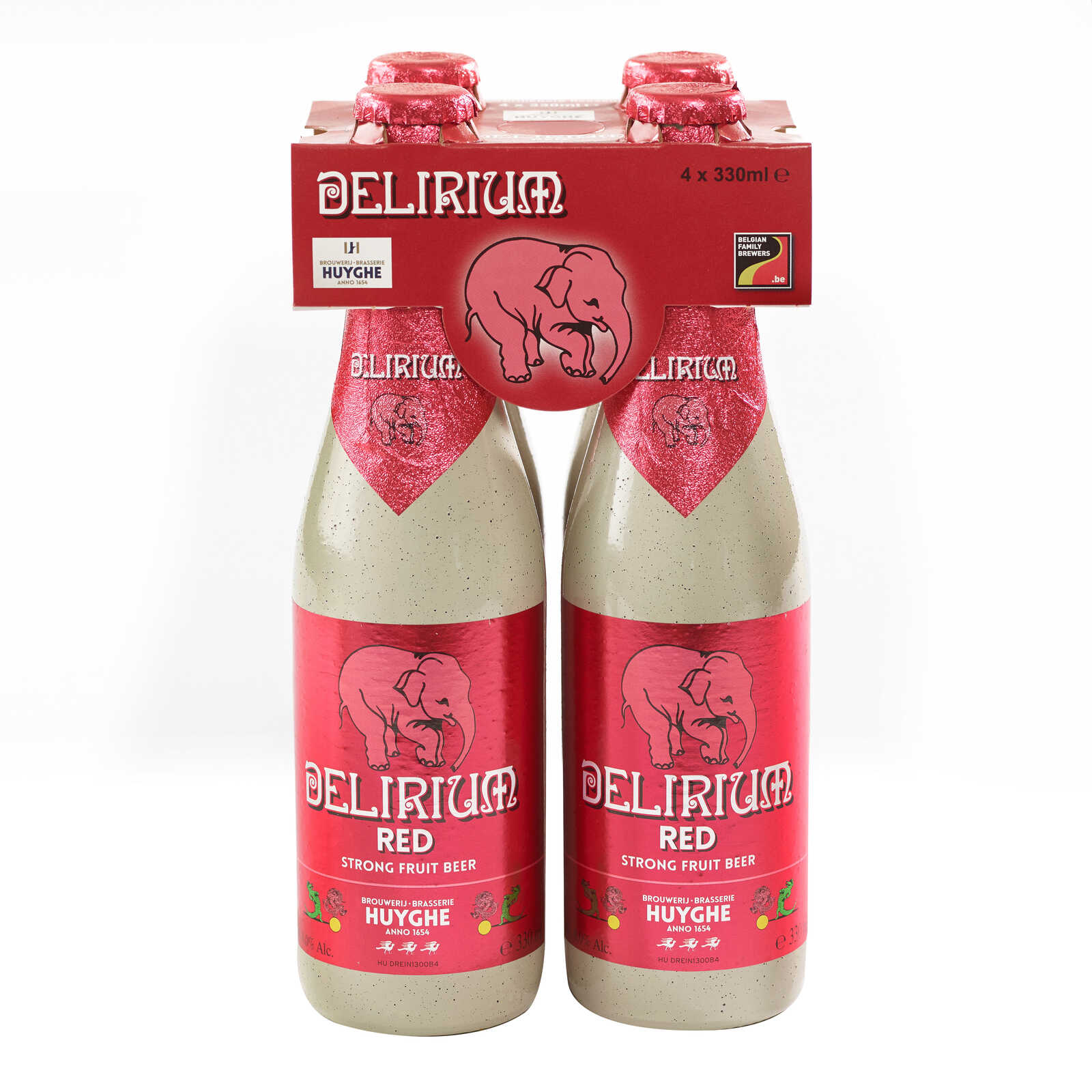 Delirium Red | Bière fruitée | 8% | Bouteille | 4 x 33 cl | Delhaize