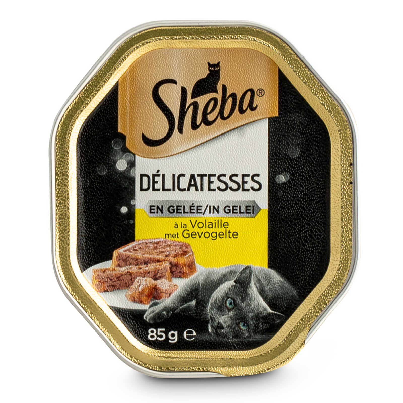 Sheba | Aliment chat | Gelée | Volaille | 85 gr | Delhaize