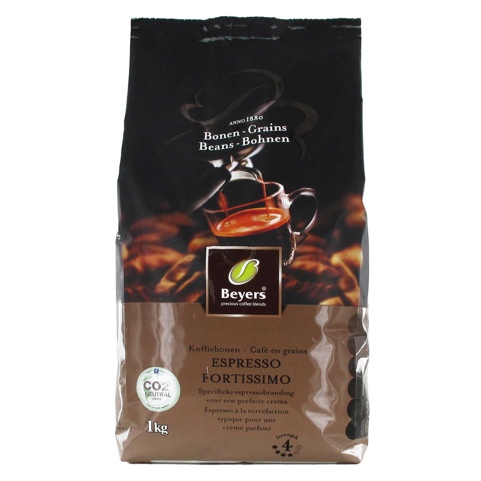 Beyers | Café | Espresso | Fortissimo | Grains | 1 kg | Delhaize