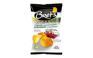 Bret's | Chips | Fromage de chèvre | Piment d'Espelette | 125 gr | Delhaize
