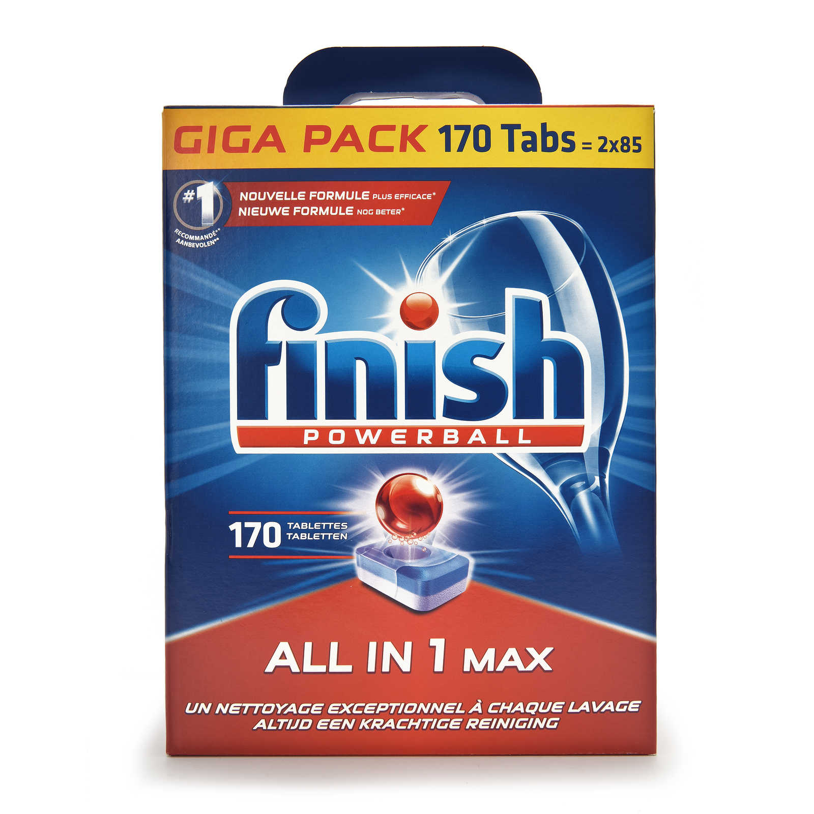 Finish | Tablettes lave-vaisselle | All in one | Regular | 170 pc ...