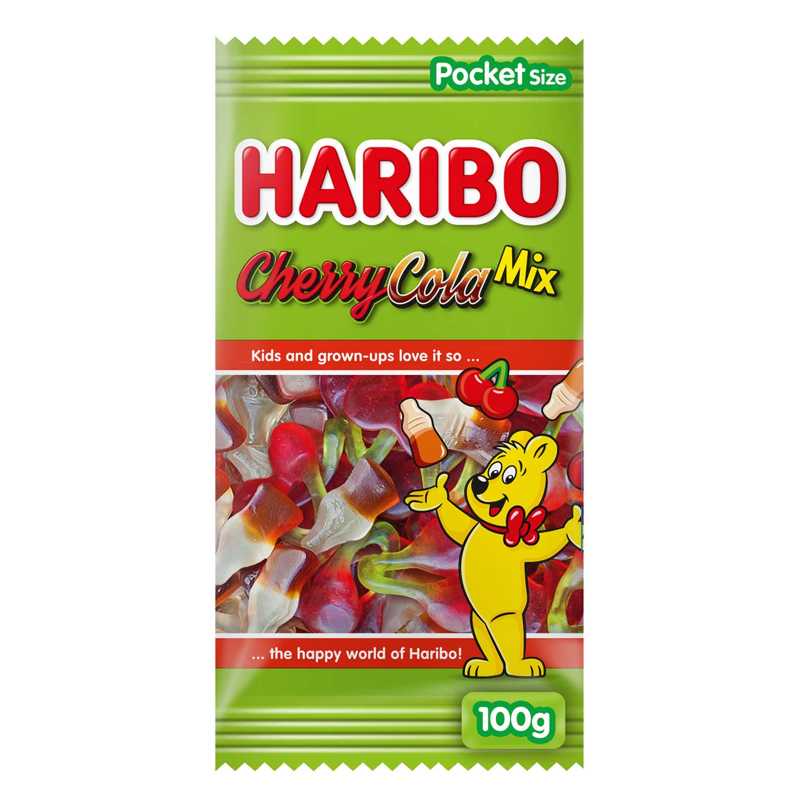 Haribo | Snoepjes | Cherry Cola Mix | 100 gr | Delhaize
